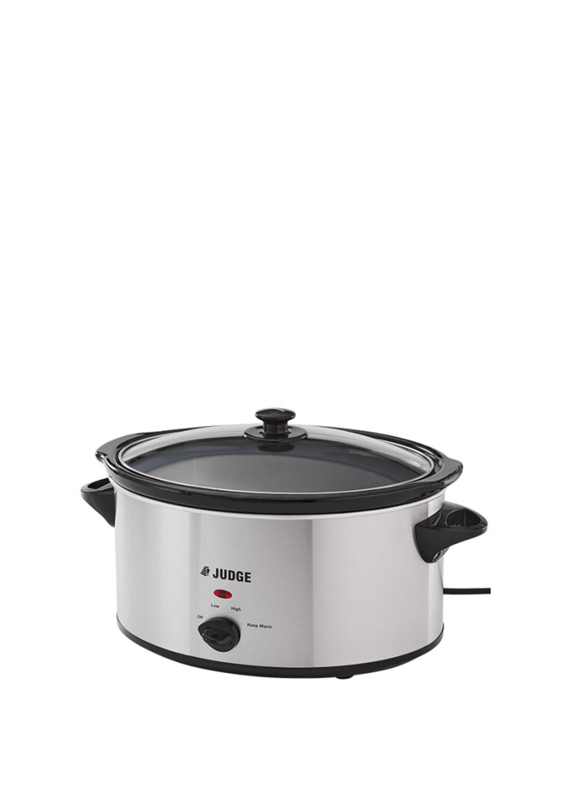 Judge Three Setting Slow Cooker, 3.5L Silver - McElhinneys