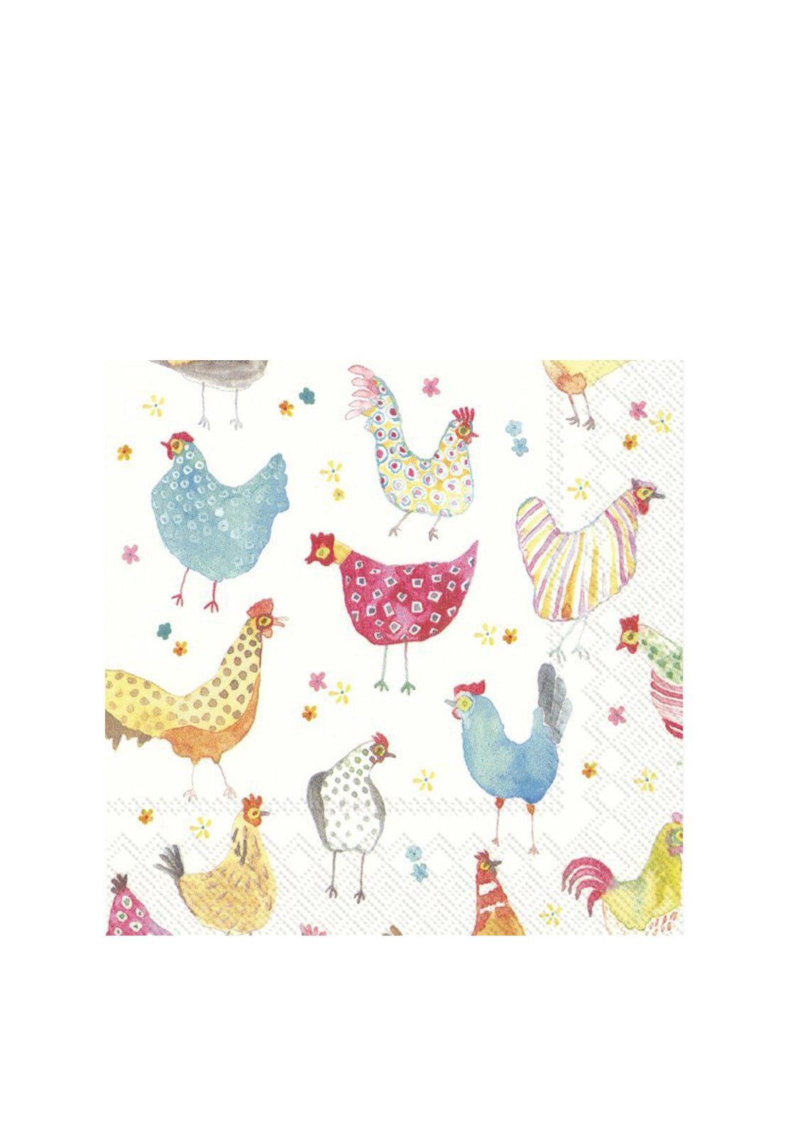 IHR Jolly Hens 20 Piece Napkins, Multi - McElhinneys