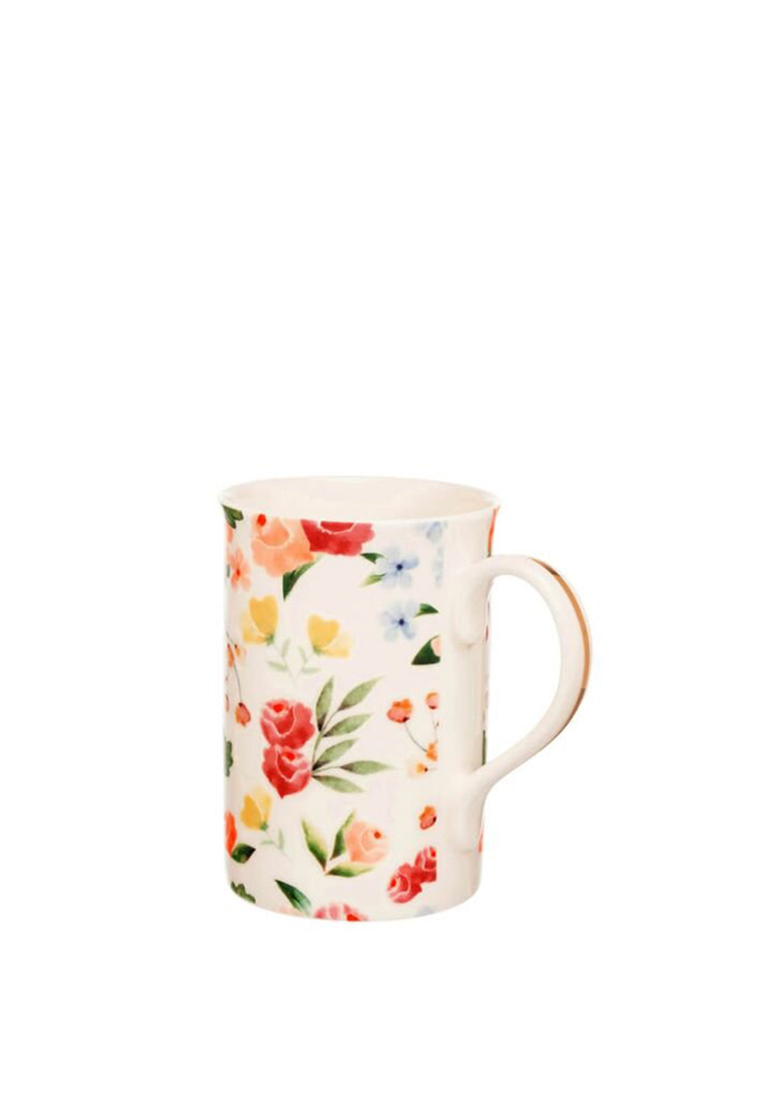 Siip Floral Fluted Mug, Multi - McElhinneys