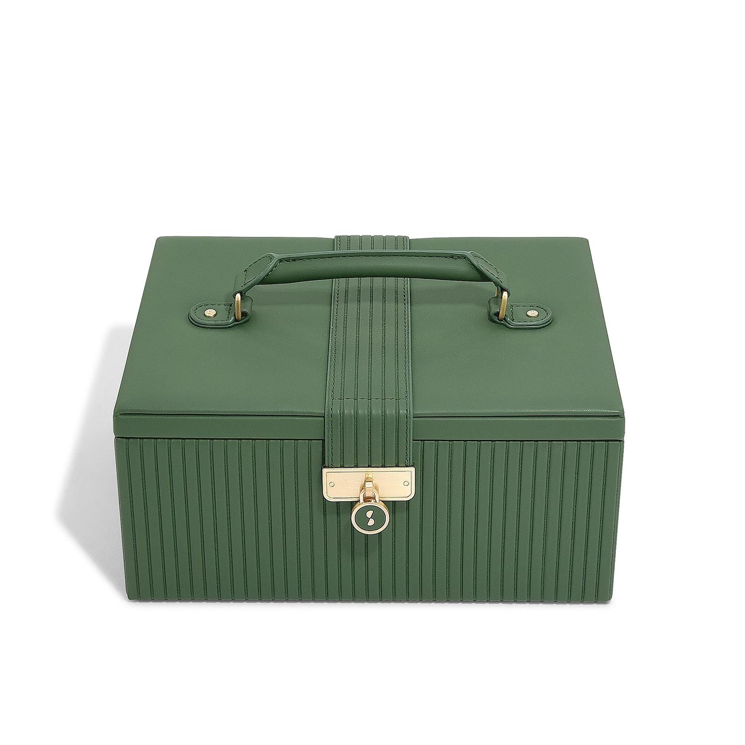 Stackers Luxury Classic Jewellery Box, Emerald Green - McElhinneys