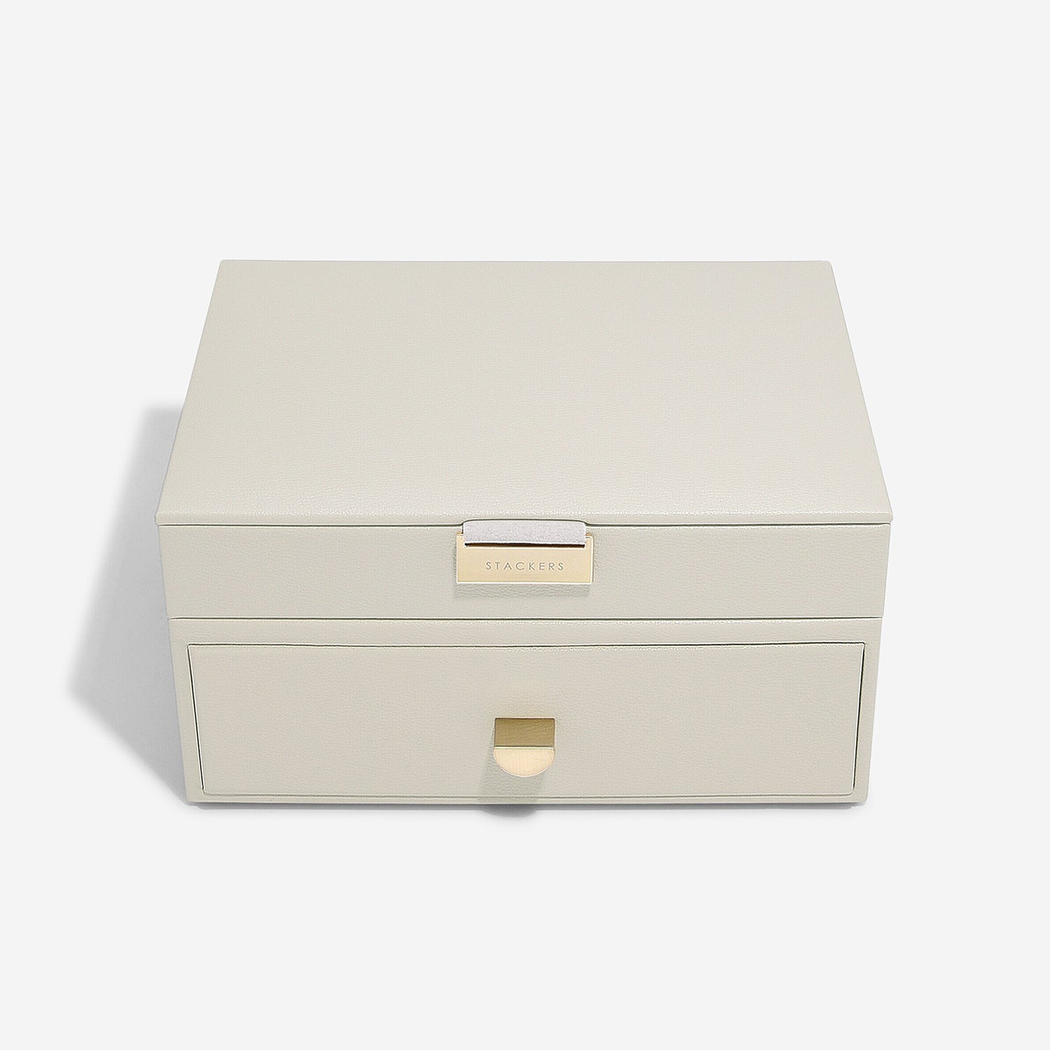 Stackers Medium Jewellery Box Drawer Set, Oatmeal - McElhinneys