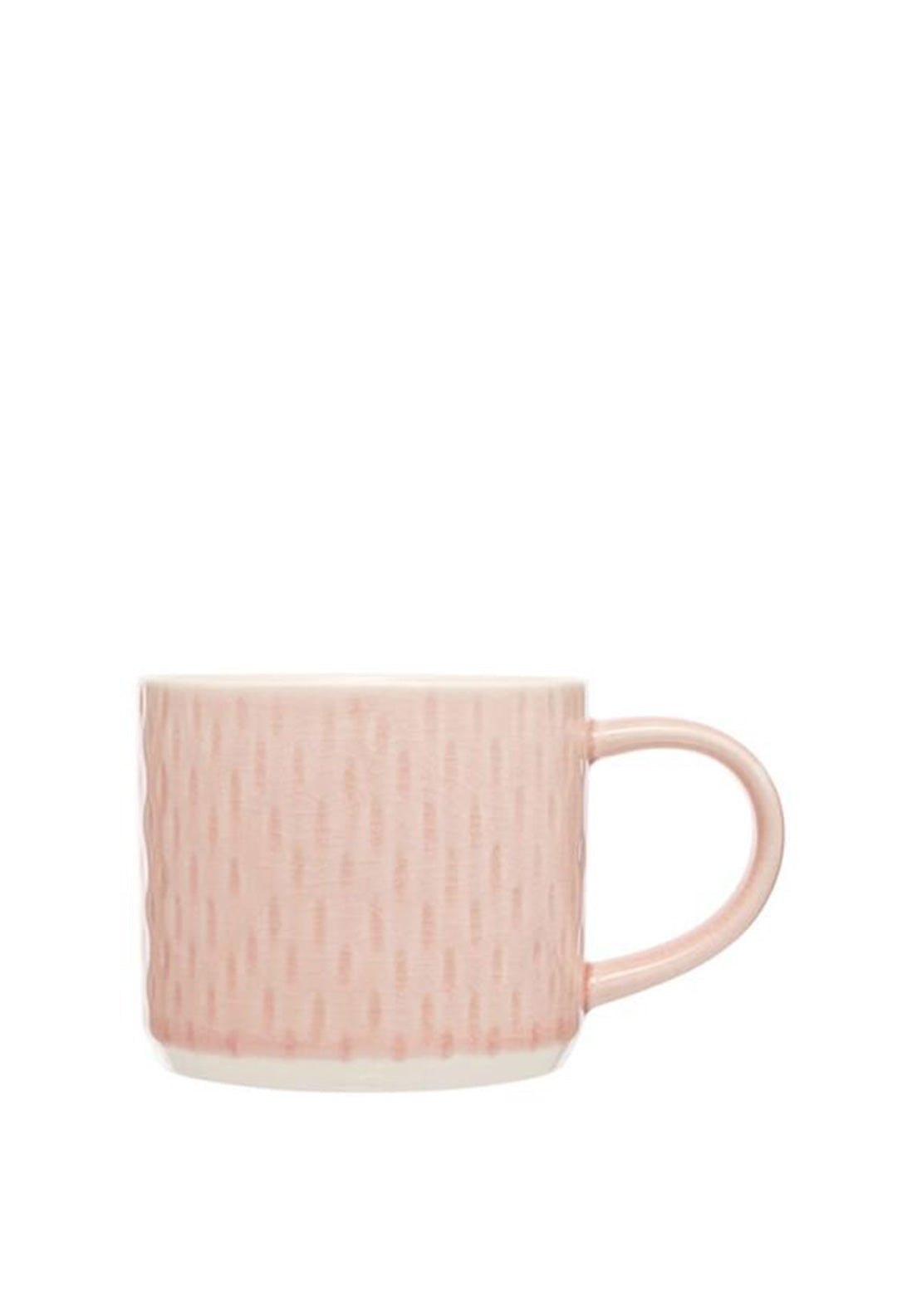 Siip Embossed Teardrop Mug, Pink - McElhinneys