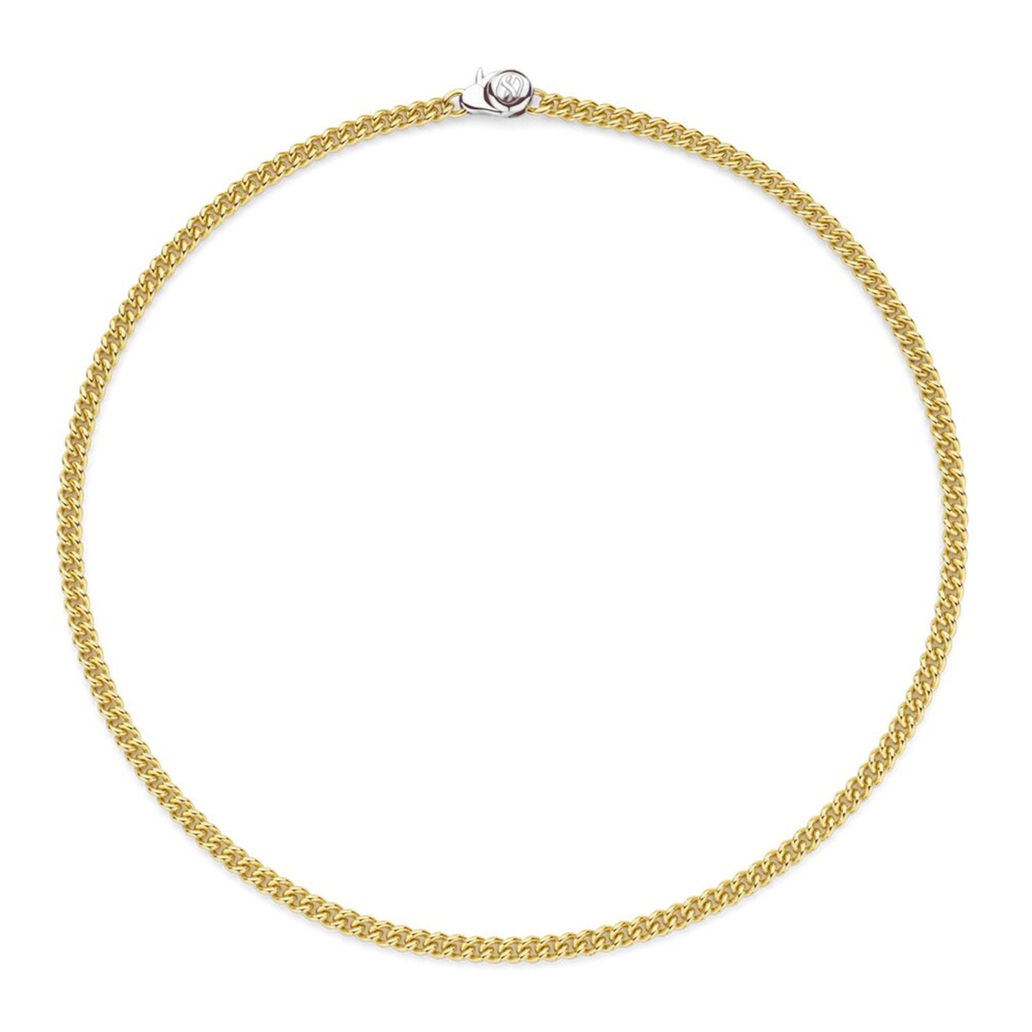 Ti Sento Curb Chain Necklace, Gold - McElhinneys