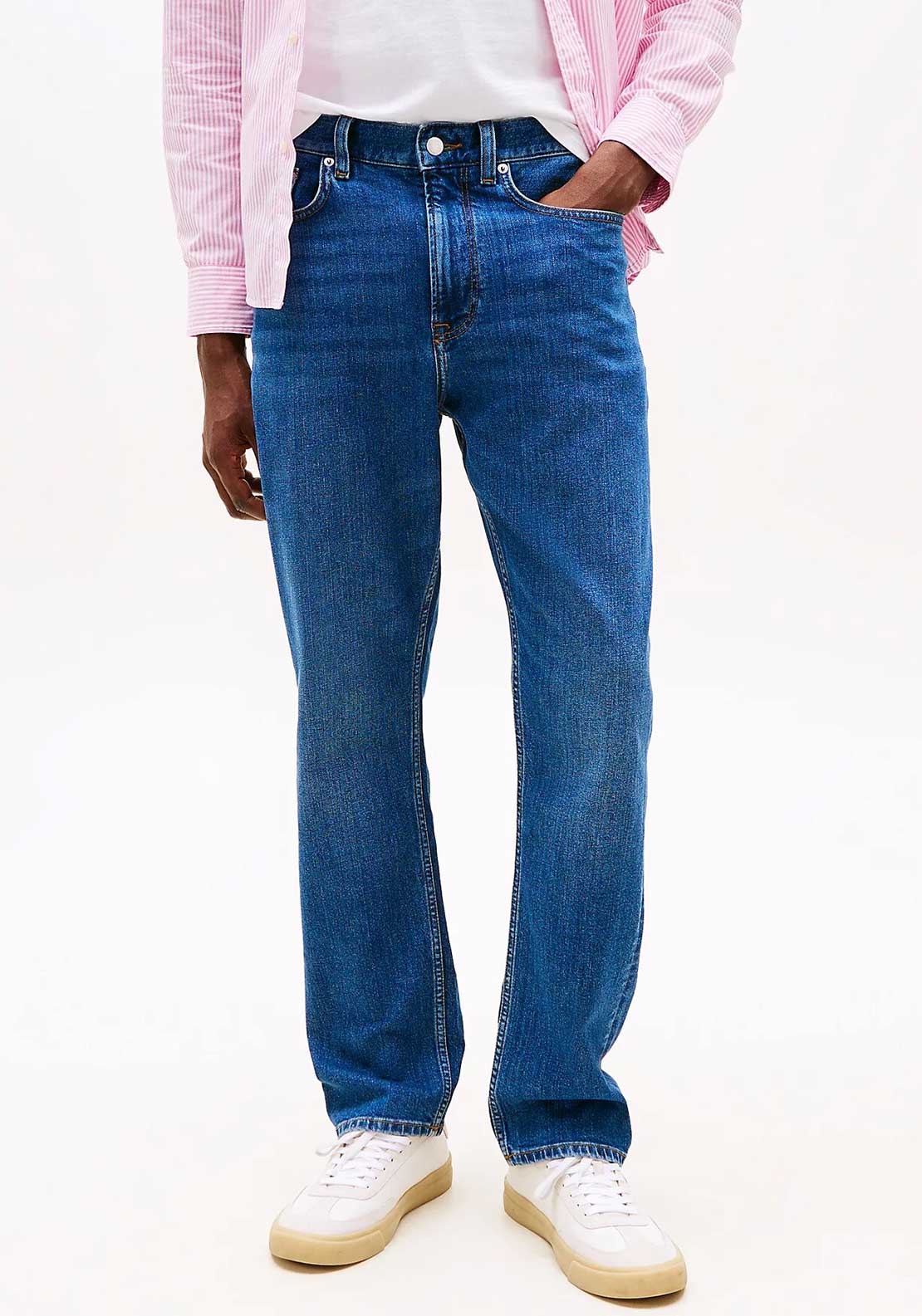 Tommy Hilfiger Mercer Straight Leg Jeans, Cobalt Blue - McElhinneys