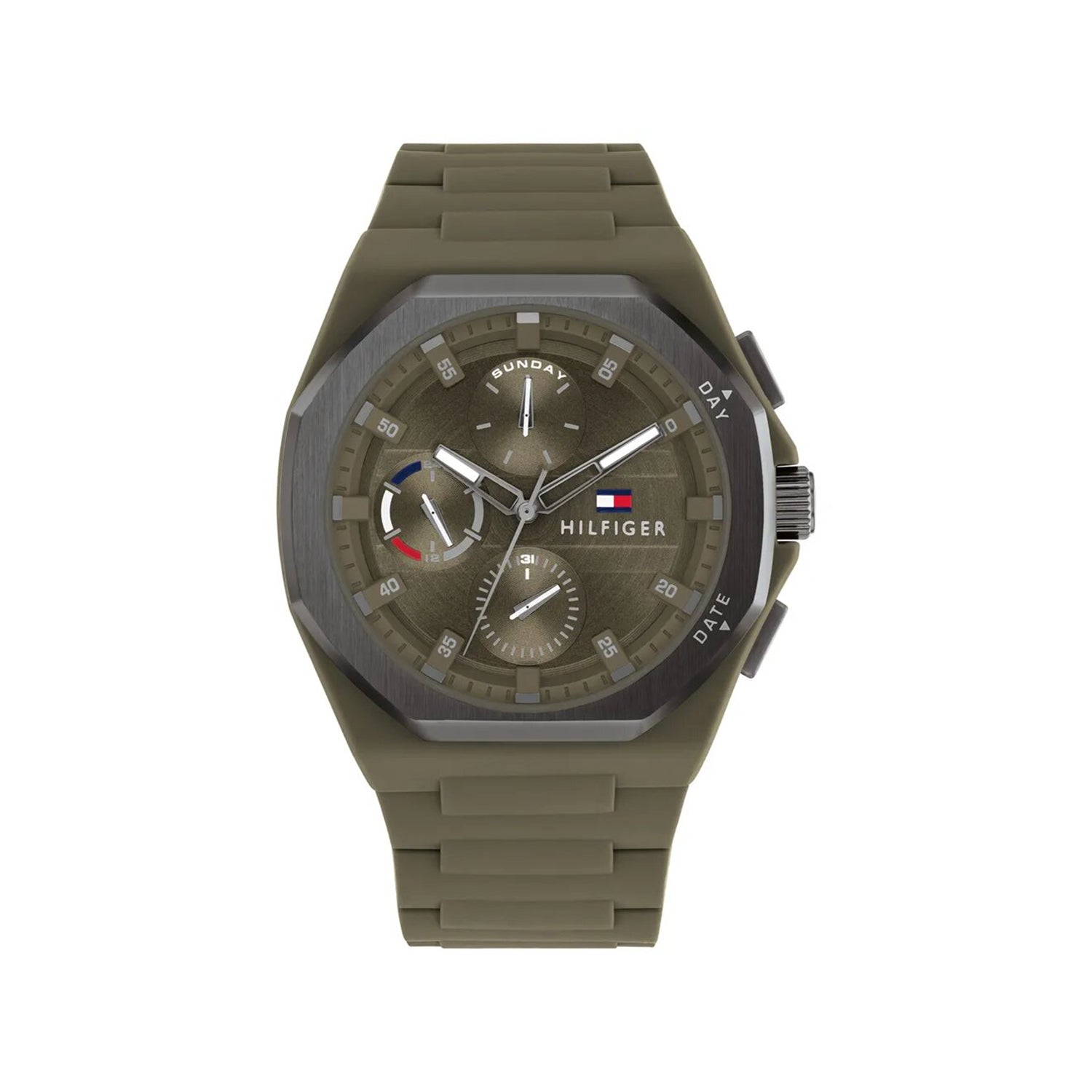 Tommy Hilfiger Men’s Neo Octagon Watch, Green - McElhinneys