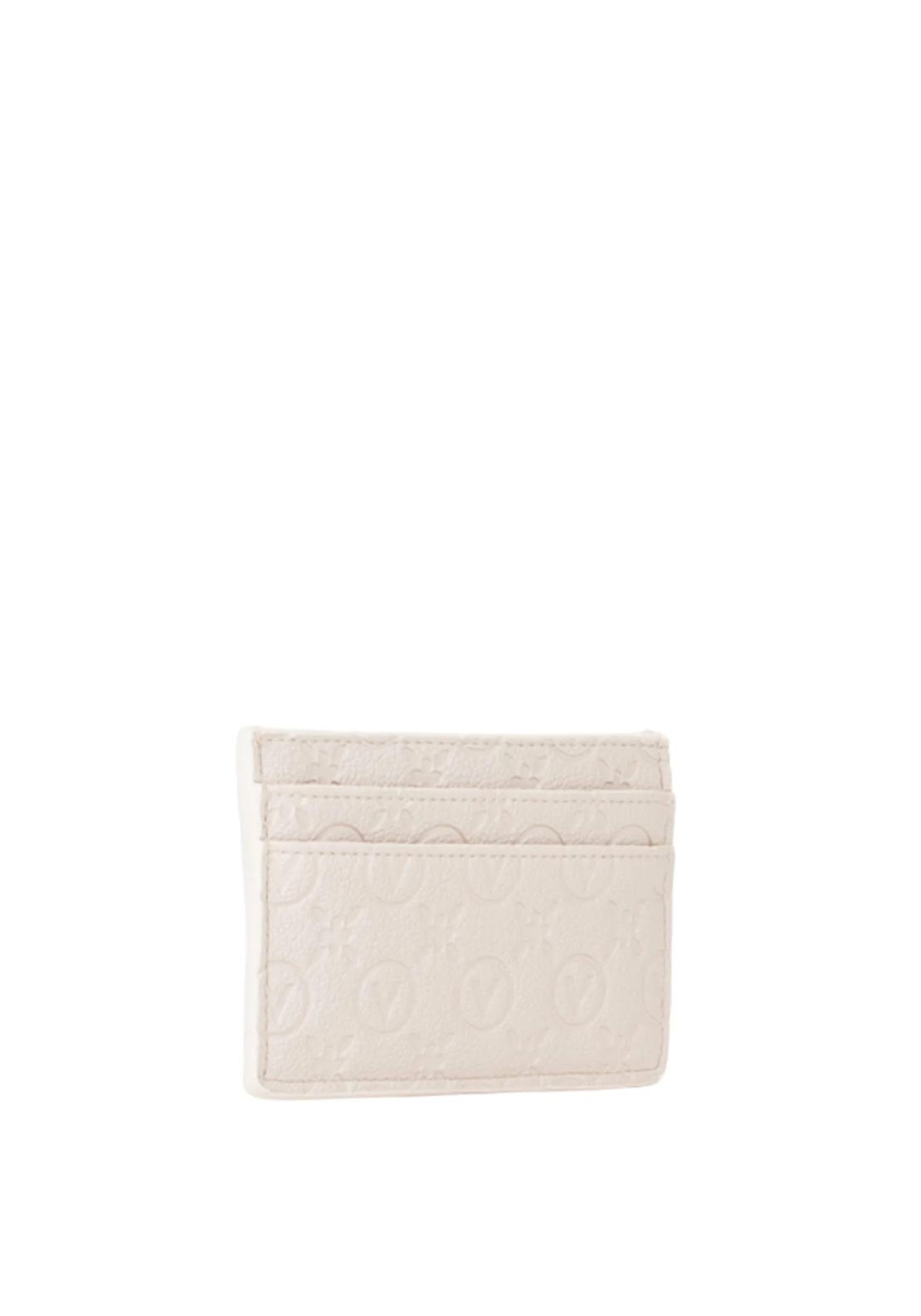 Valentino Samba Re Credit Card Holder, Cream - McElhinneys