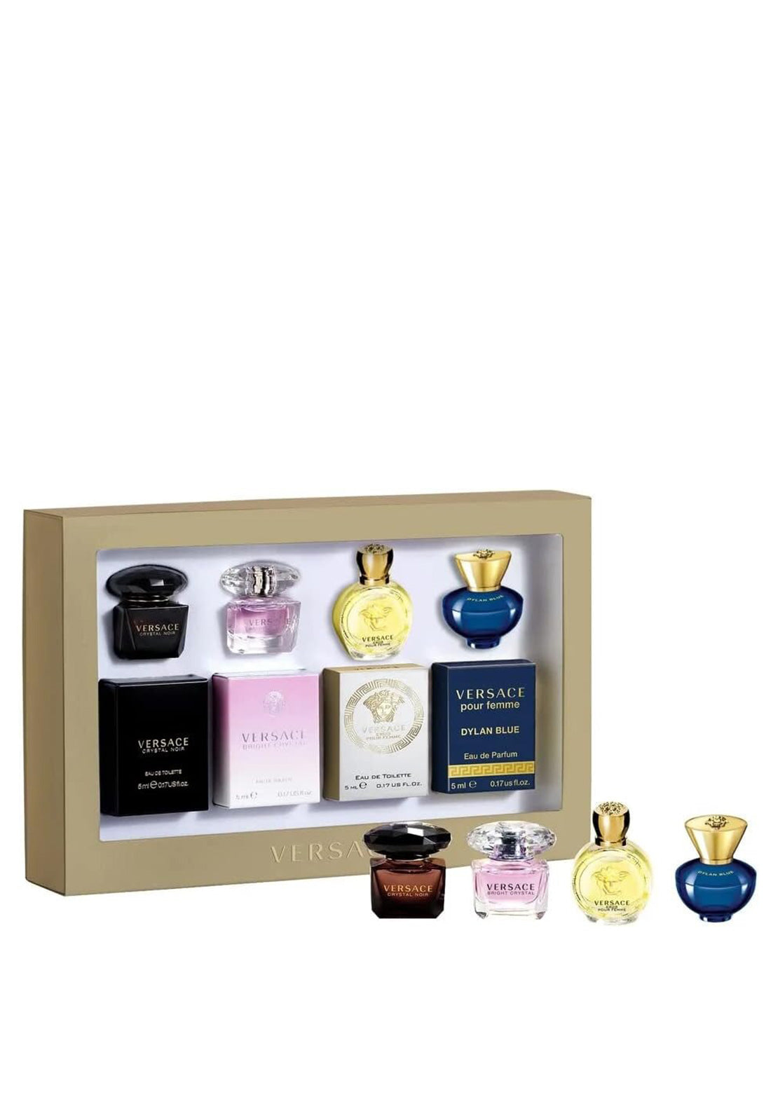 Versace 4 Piece Miniatures Fragrance Collection Gift Set - McElhinneys