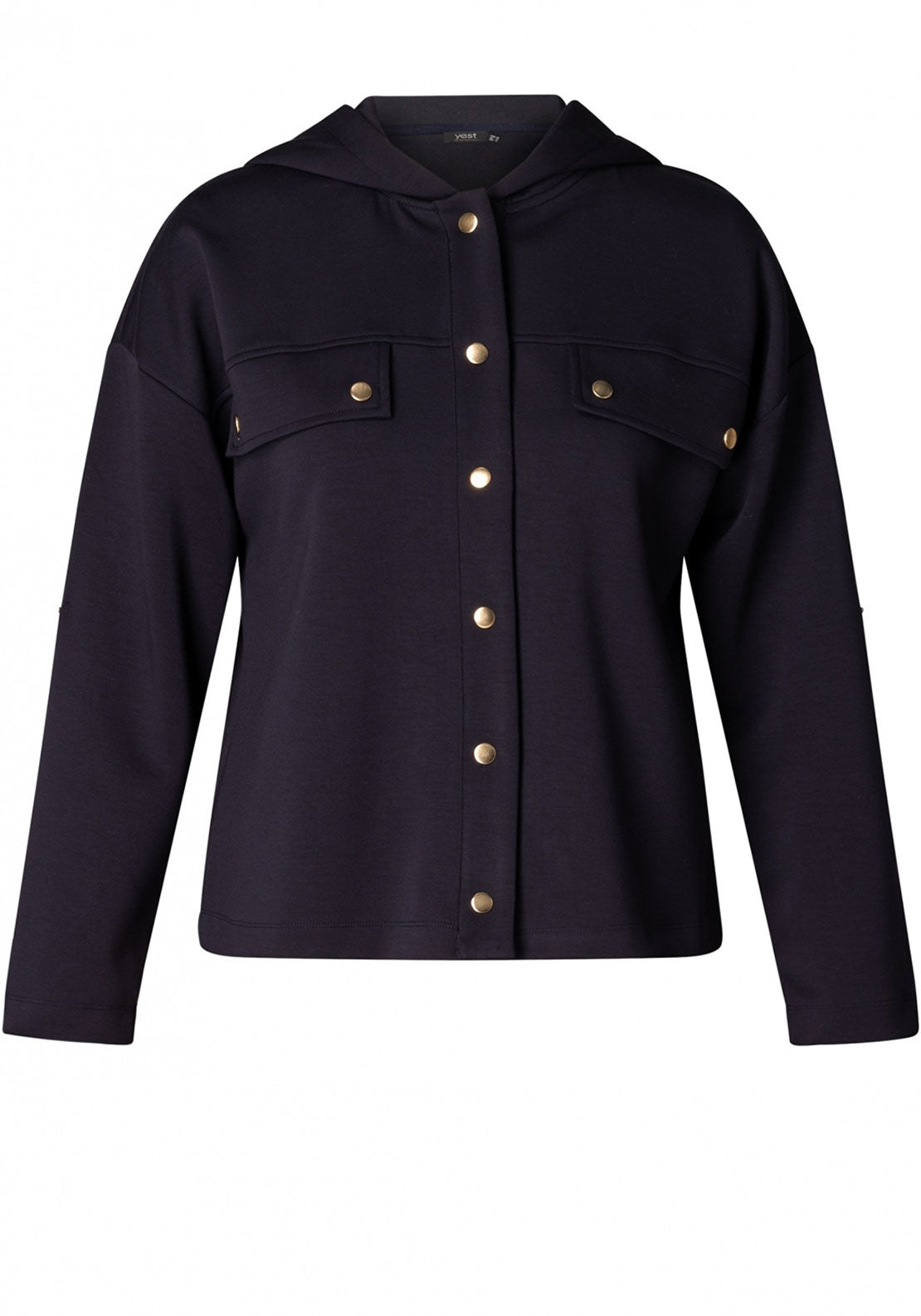 Yest Nelleke Hooded Jacket, Navy - McElhinneys