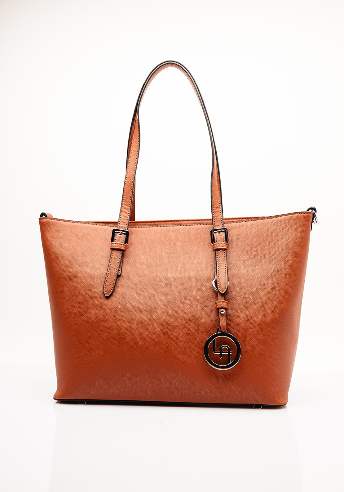 Zen Collection Structured Tote Bag, Tan - McElhinneys