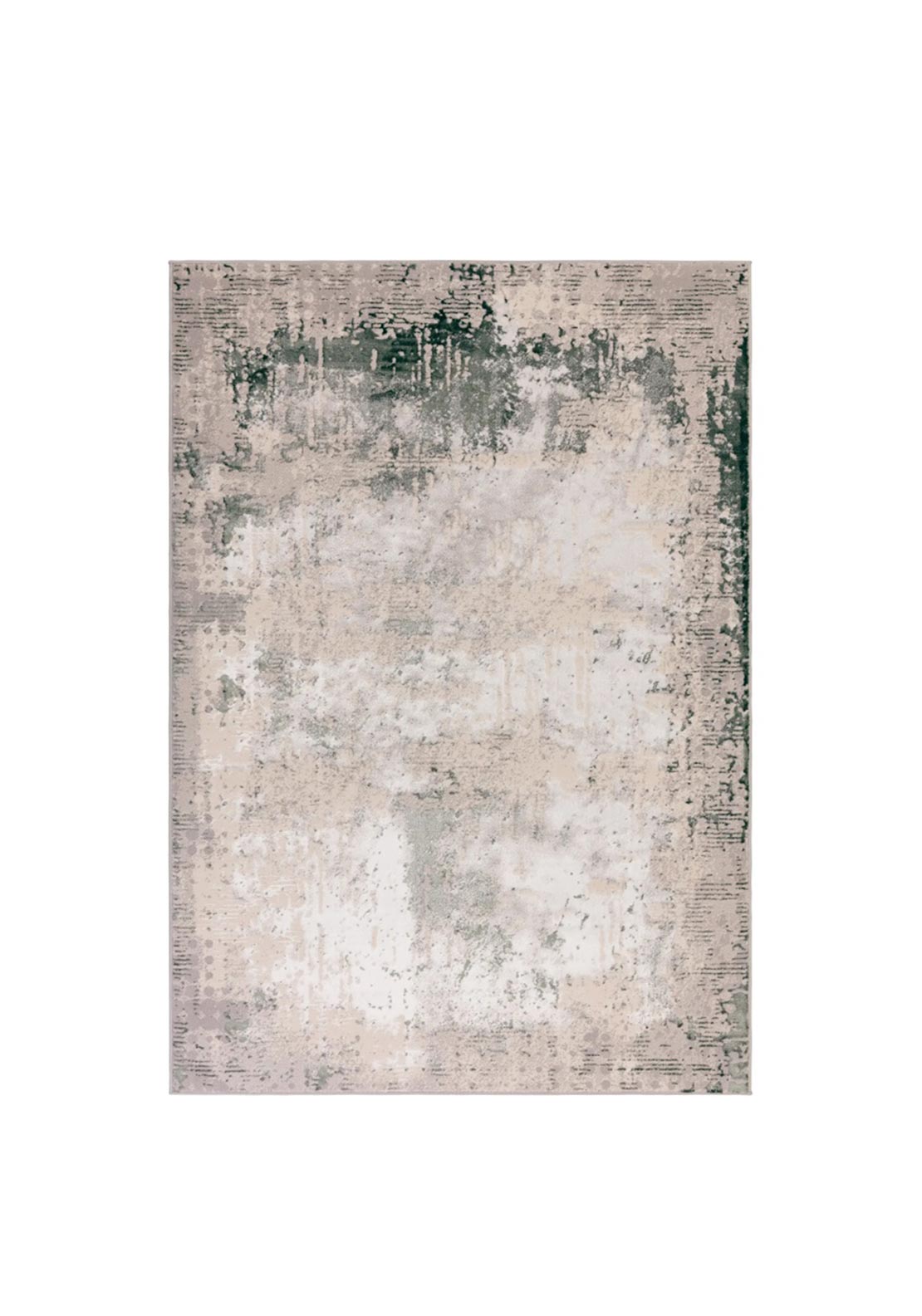 Asiatic London Ritz 05 Printed Rug, Beige and Green - McElhinneys