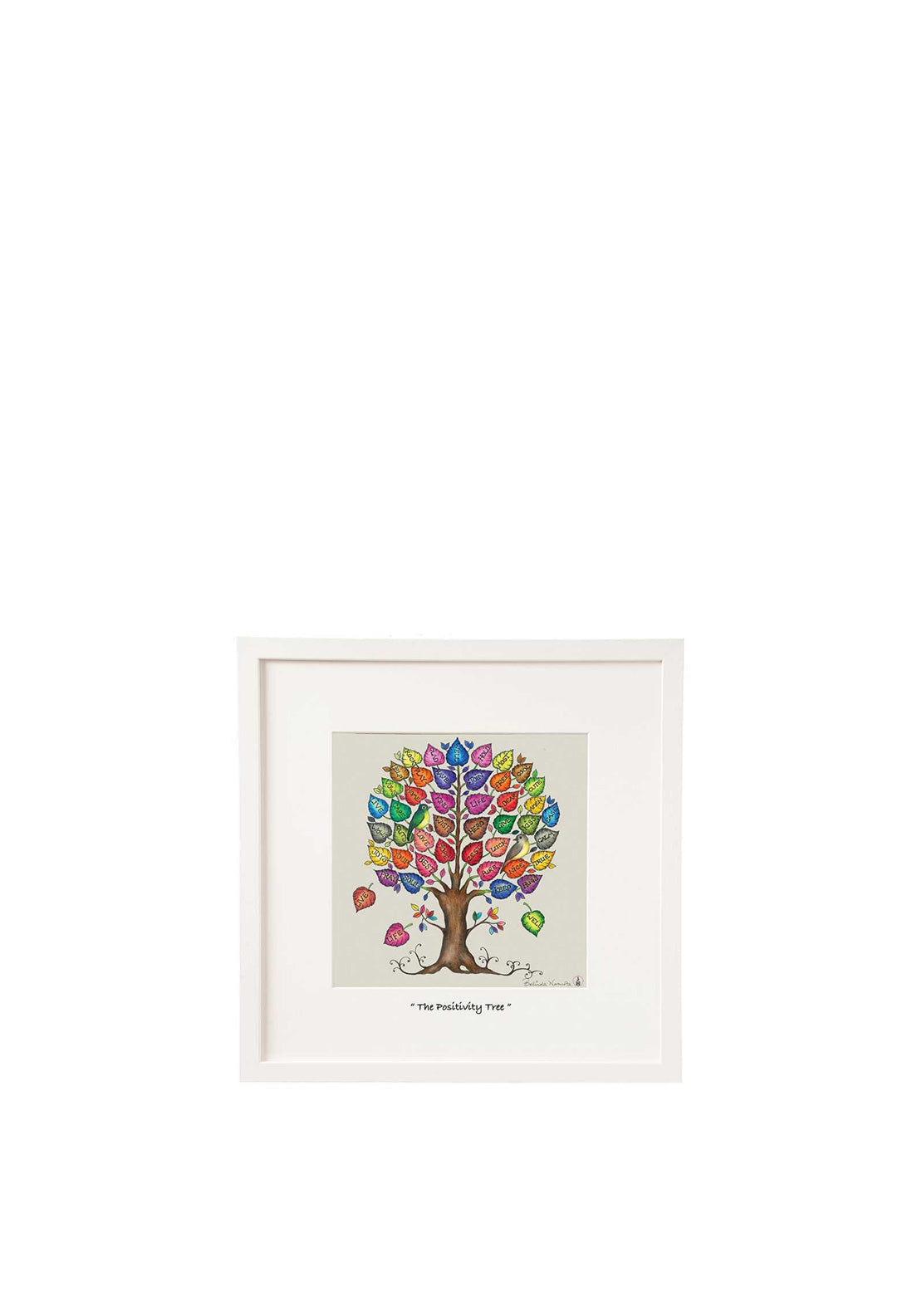 Belinda Northcote Positivity Tree Framed Art, 6x6in - McElhinneys