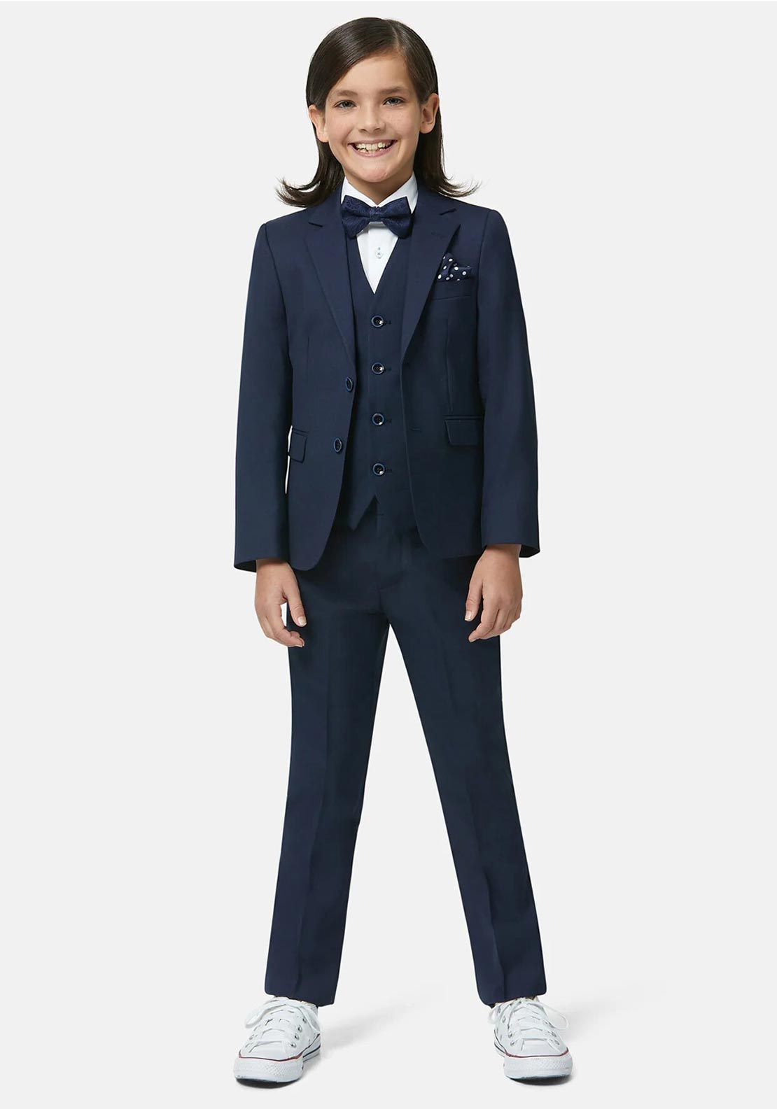 Benetti Boys James 3 Piece Suit, Navy - McElhinneys