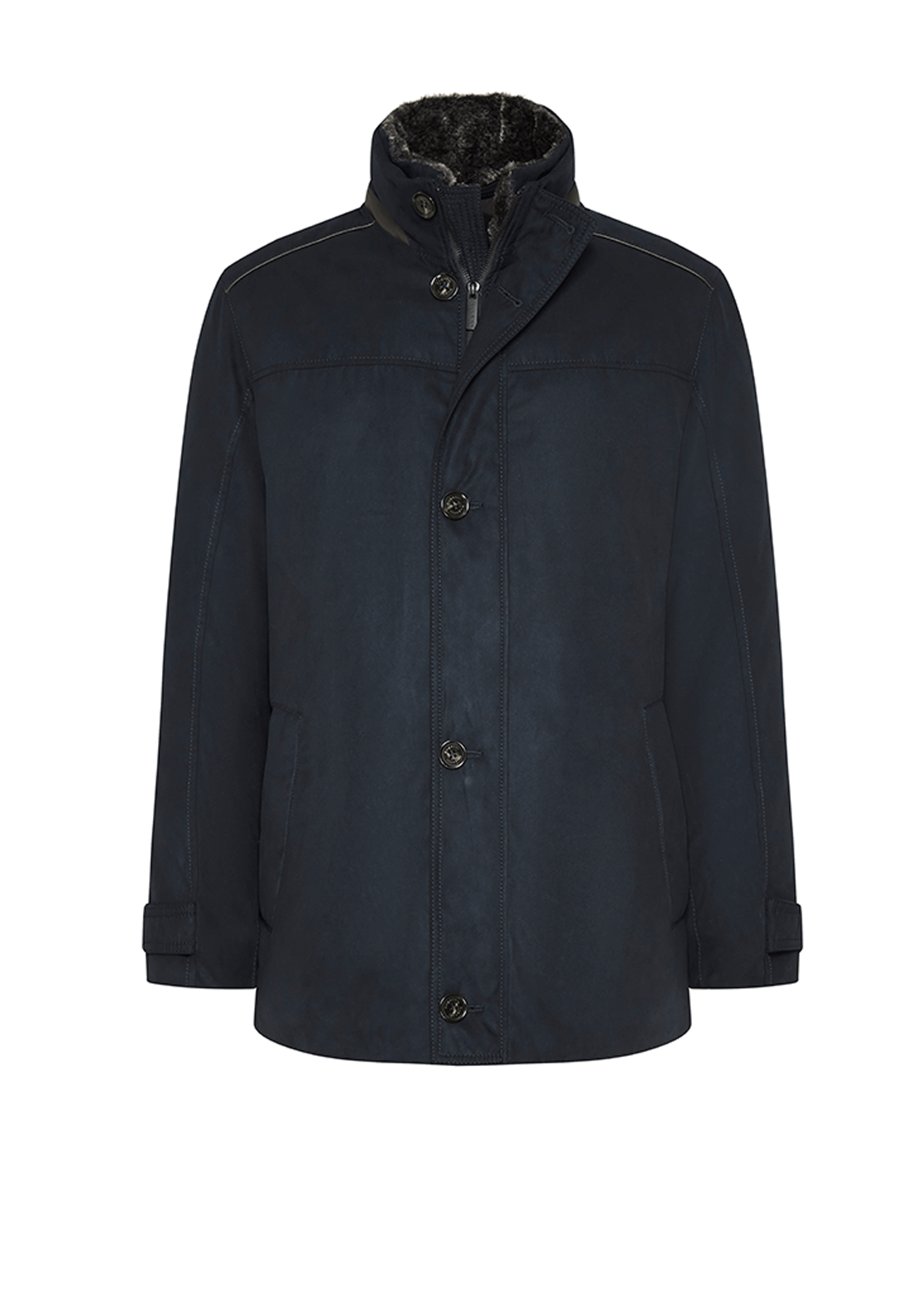 Bugatti Premium Suede Jacket, Midnight - McElhinneys