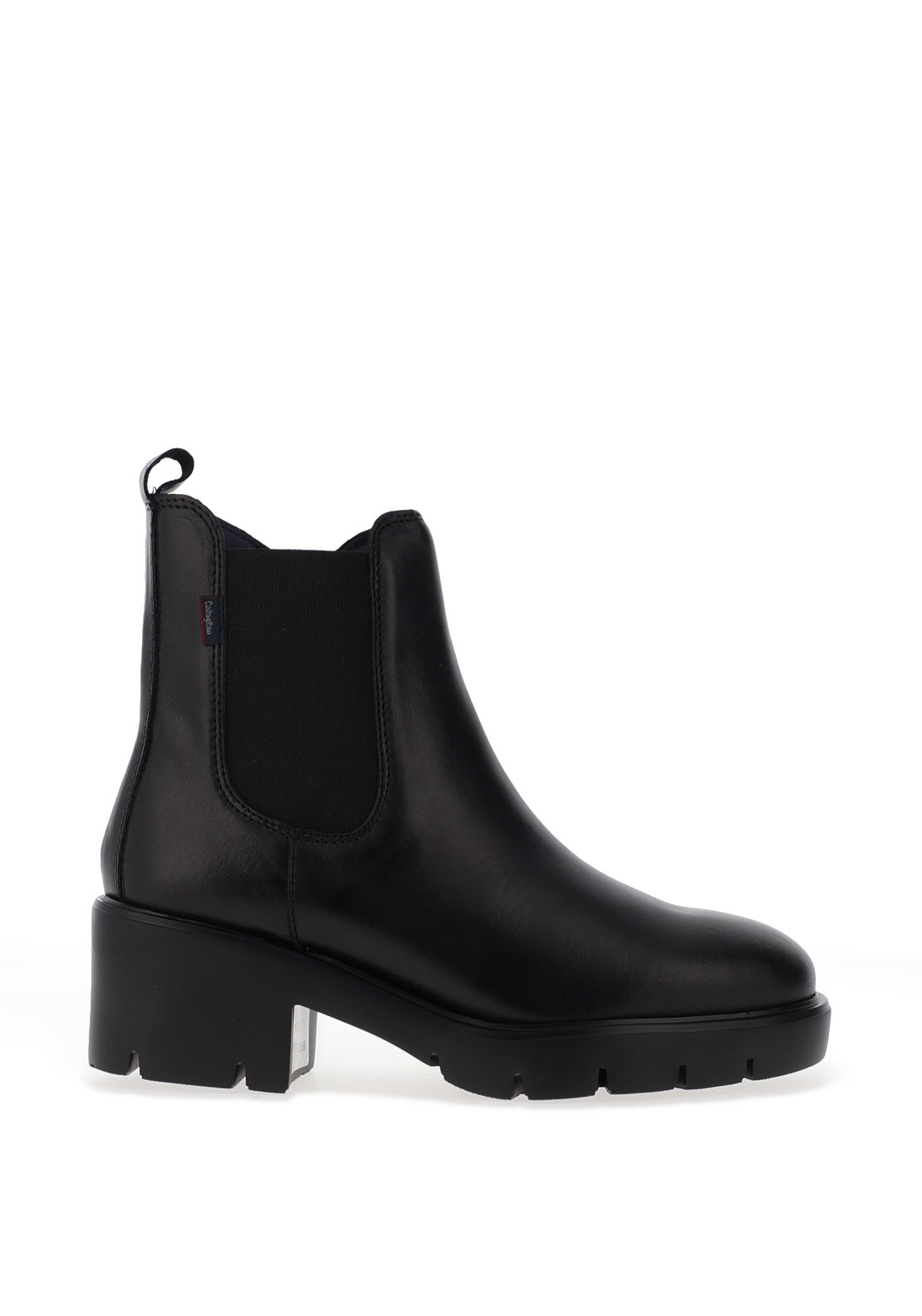 CallagHan Smooth Leather Wedge Boots, Black - McElhinneys