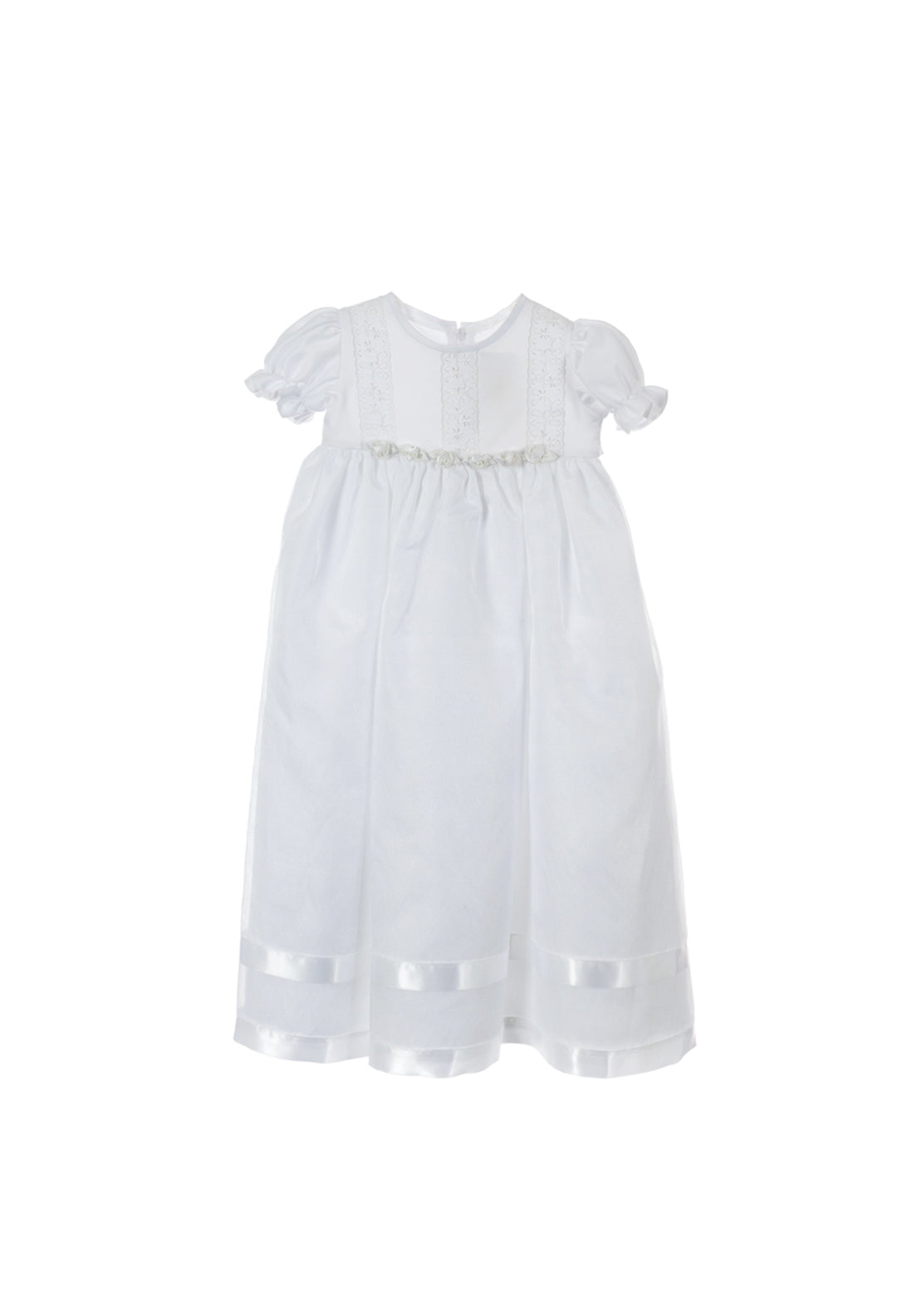 Visara Baby Girl Christening Gown, White - McElhinneys