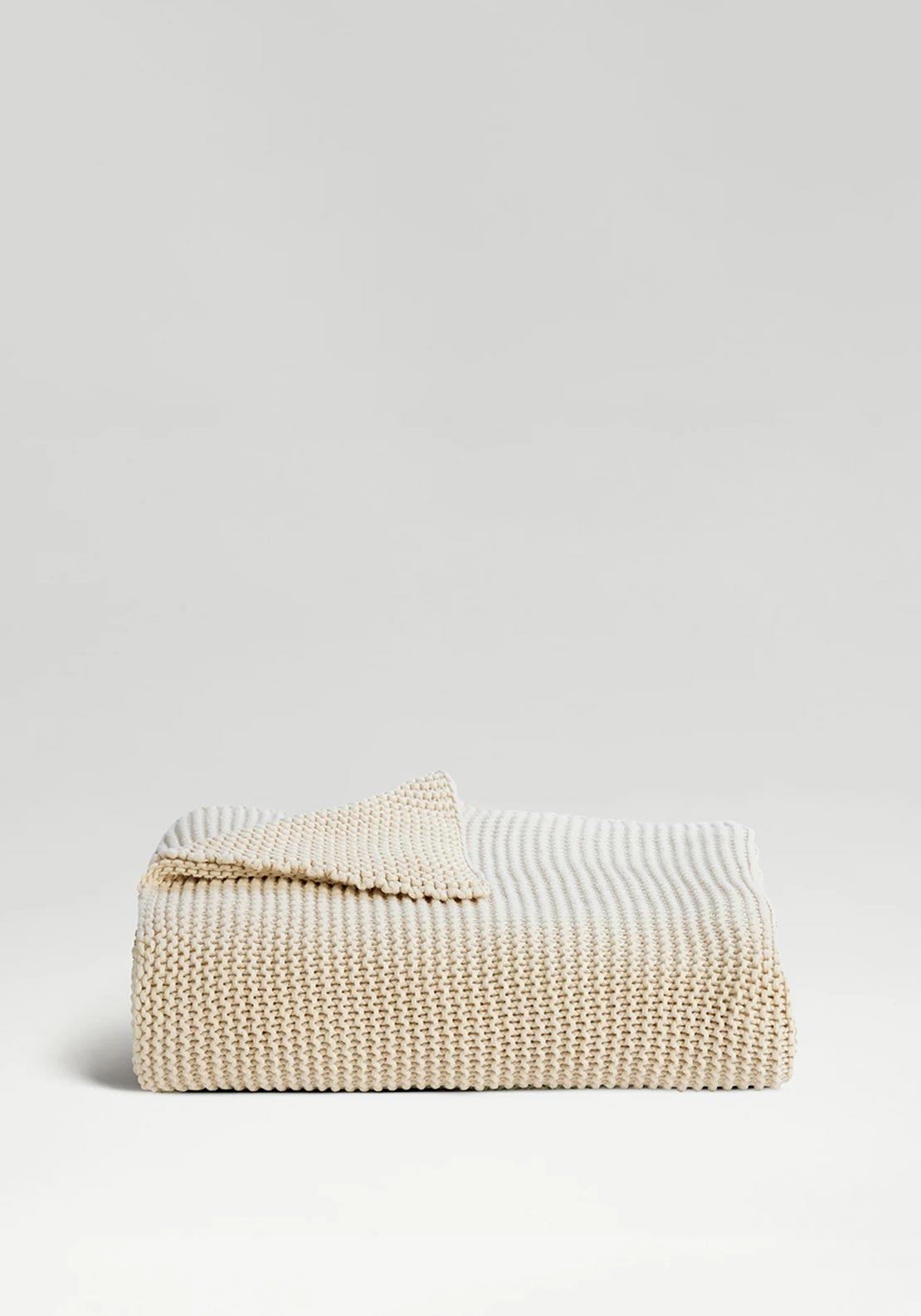 Christy Oslo 140x180cm Chunky Throw, Cream - McElhinneys