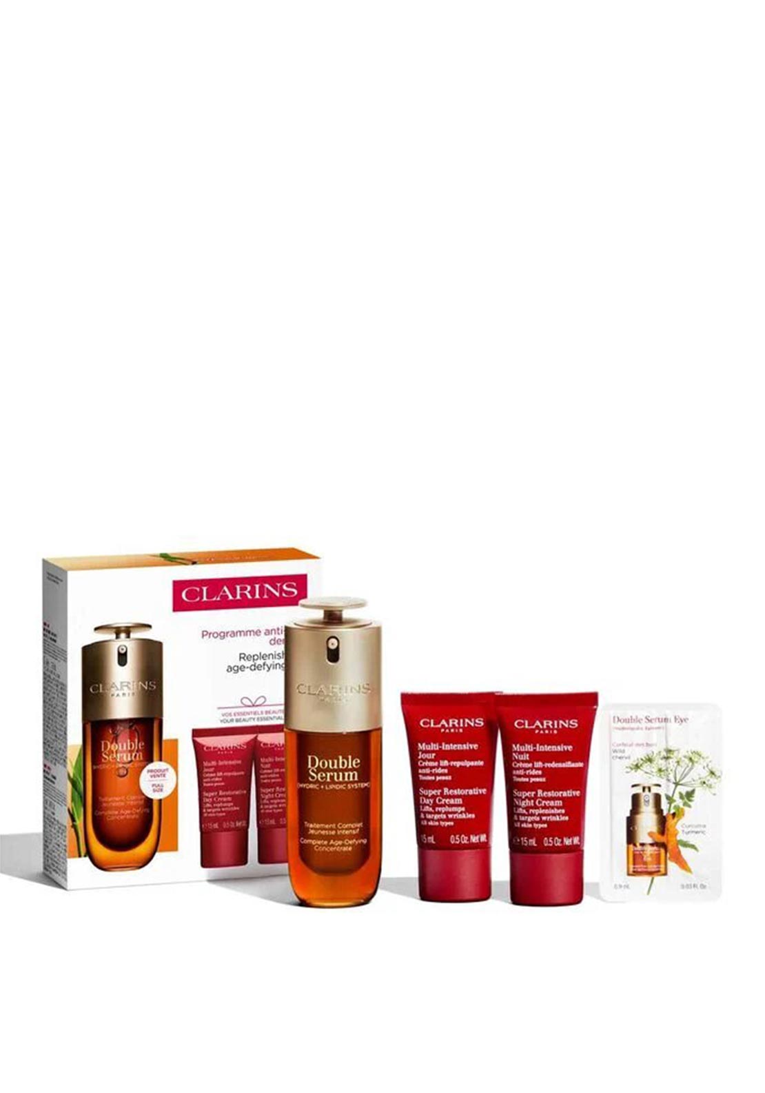 Clarins Double Serum and Super Restorative Gift Set - McElhinneys