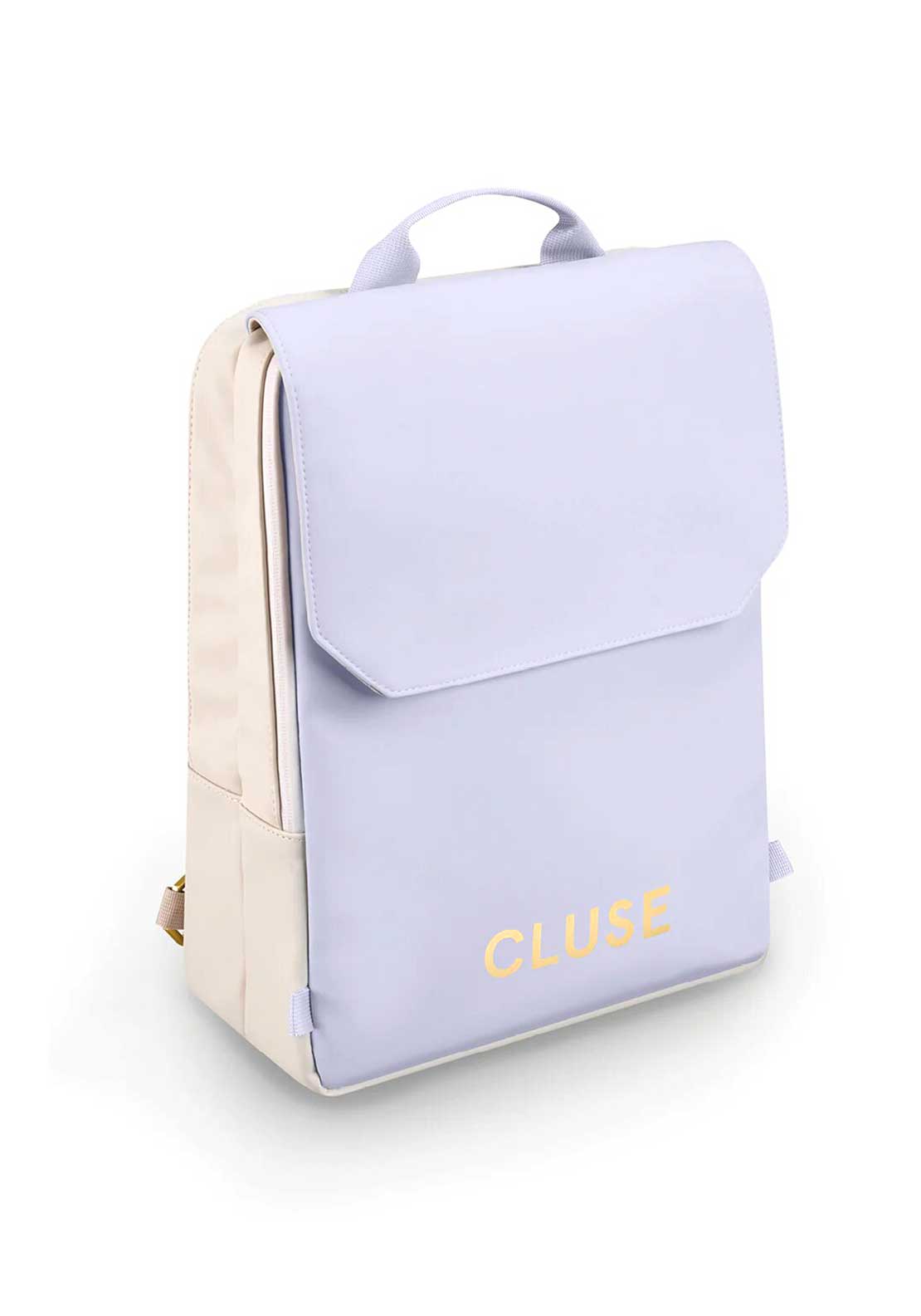 Cluse Le Réversible Backpack, Beige & Lilac - McElhinneys