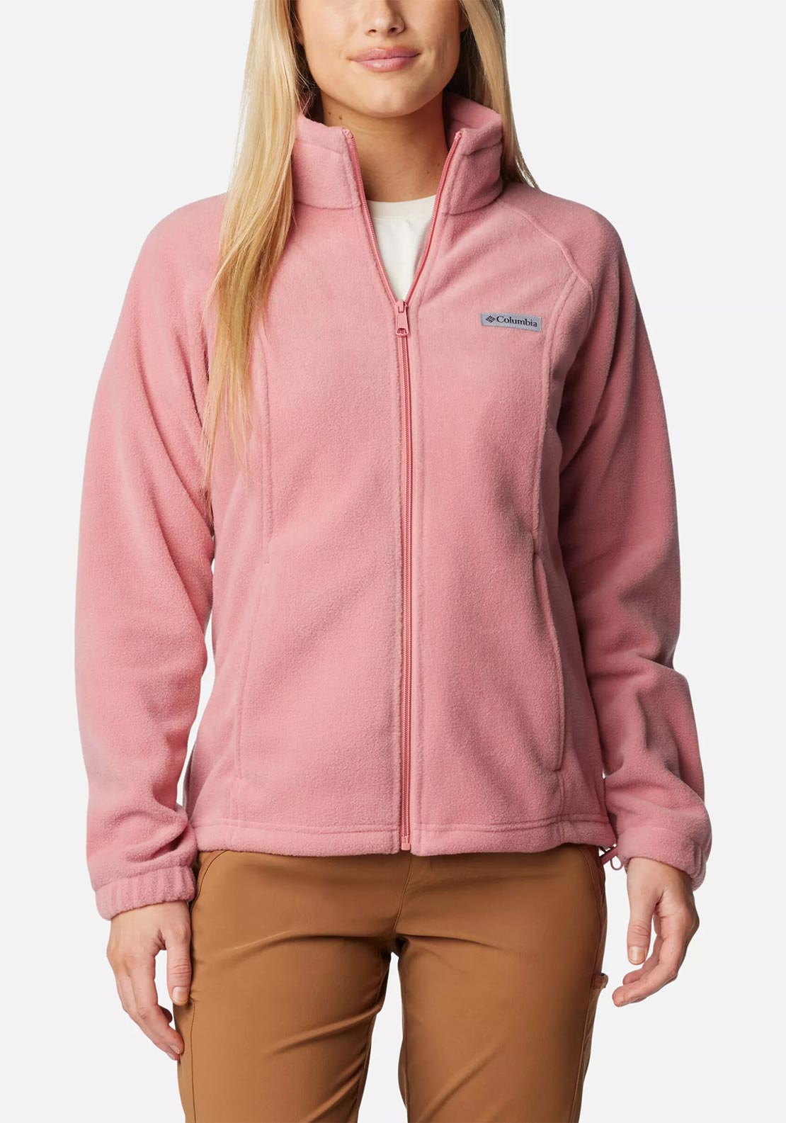 Columbia Womens Benton Springs™ Full Zip Fleece, Pink Agave - McElhinneys