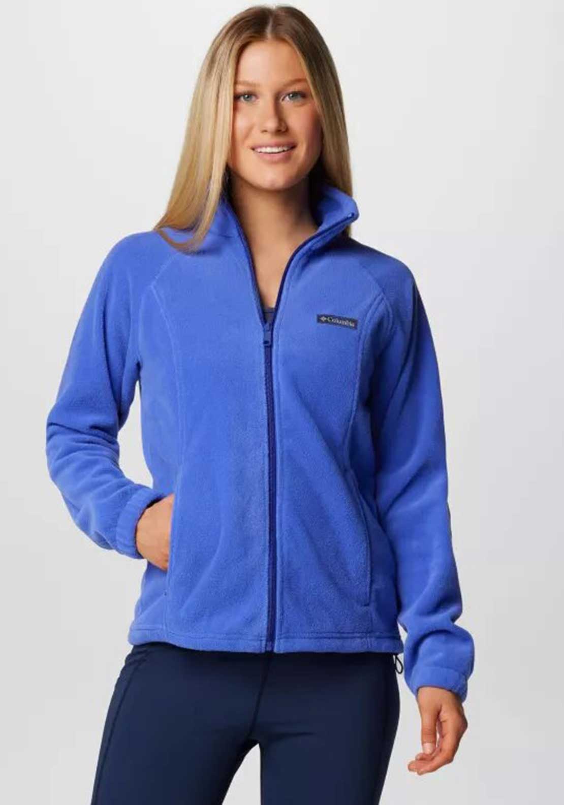 Columbia Benton Springs™ Full Zip Fleece, Blue - McElhinneys