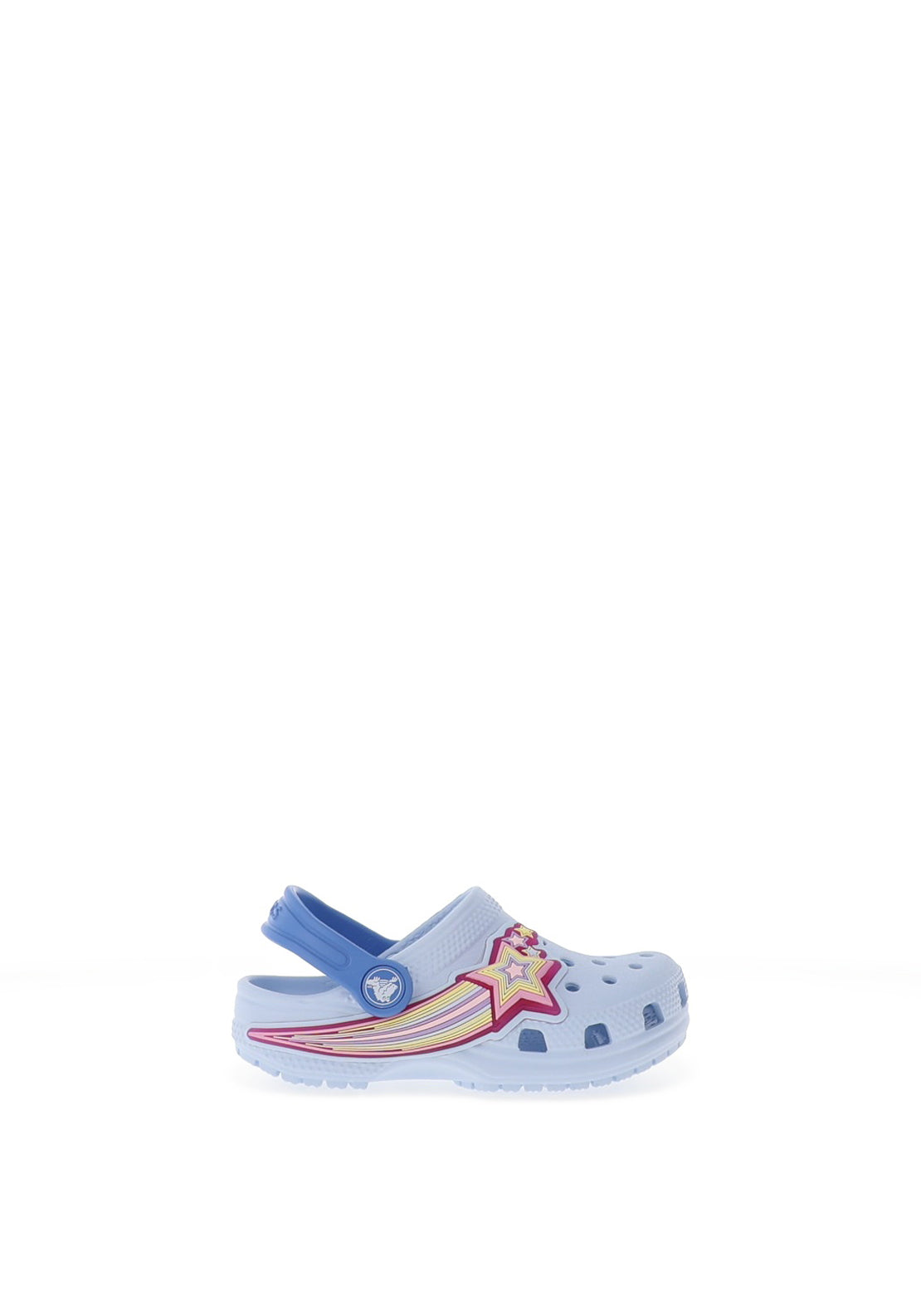 Crocs Toddler Classic Star Light Up Clogs, Blue - McElhinneys