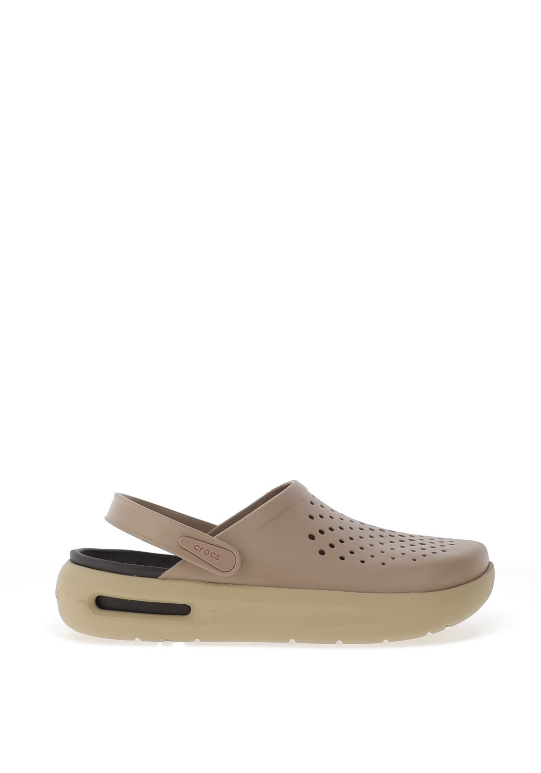 Crocs InMotion Clogs, Taupe & Black - McElhinneys