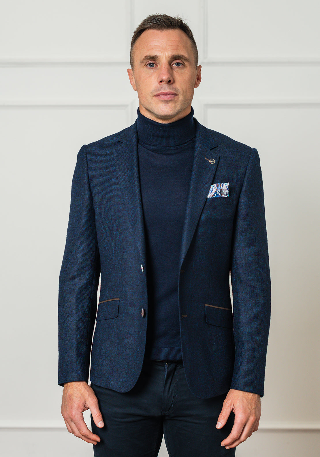Tommy Bowe Tailoring Dallaglio Blazer, Navy - McElhinneys