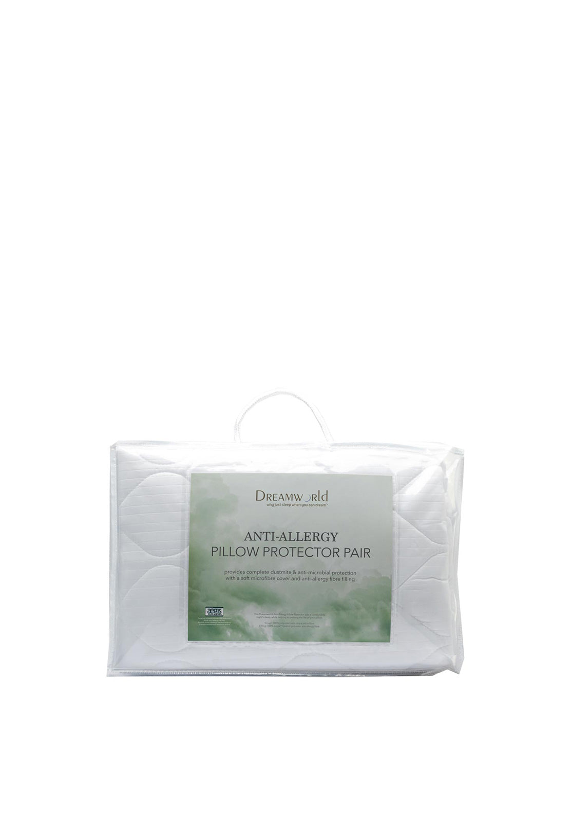 Dreamworld Anti-Allergy Pillow Protector Pair - McElhinneys