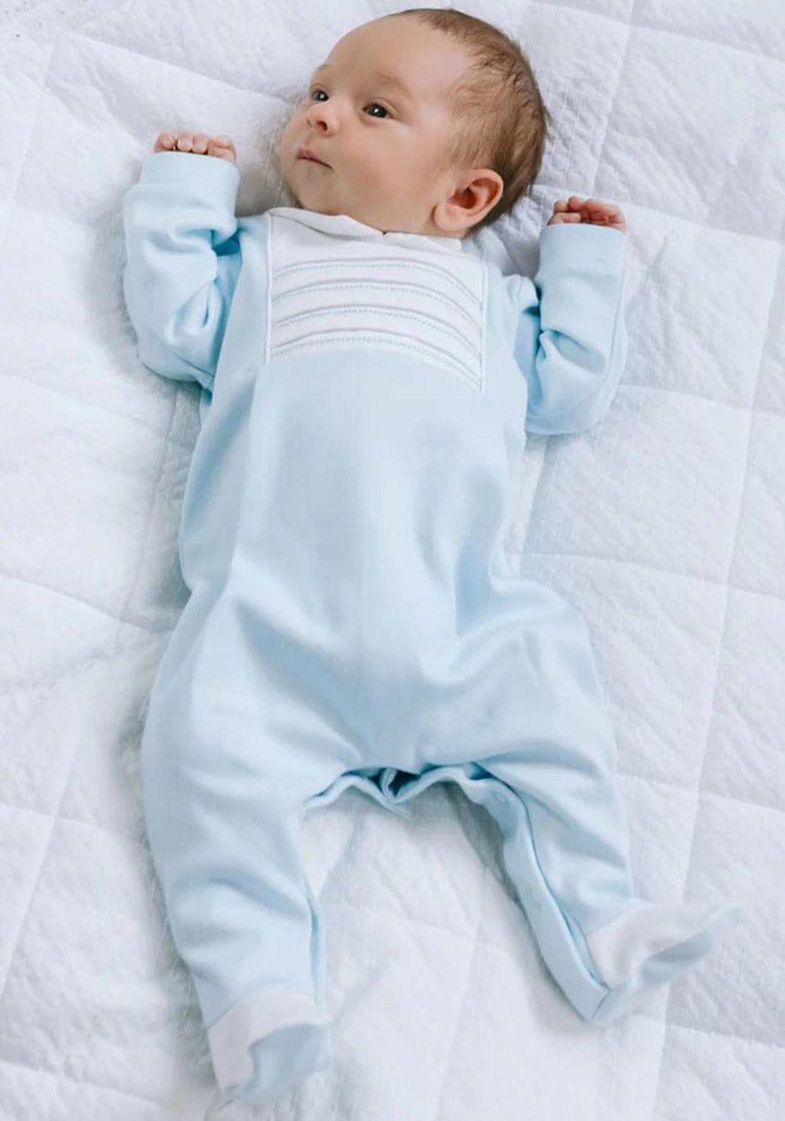 Emile et Rose Boy Jack Babygrow, Blue - McElhinneys