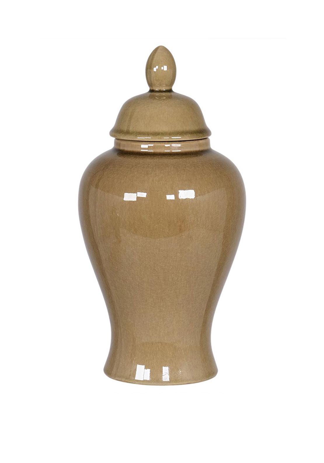 Fern Cottage Large Oval Jar, Caramel - McElhinneys