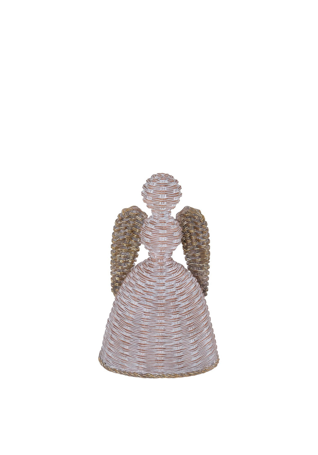 Fern Cottage Small Rattan Style Angel Ornament - McElhinneys