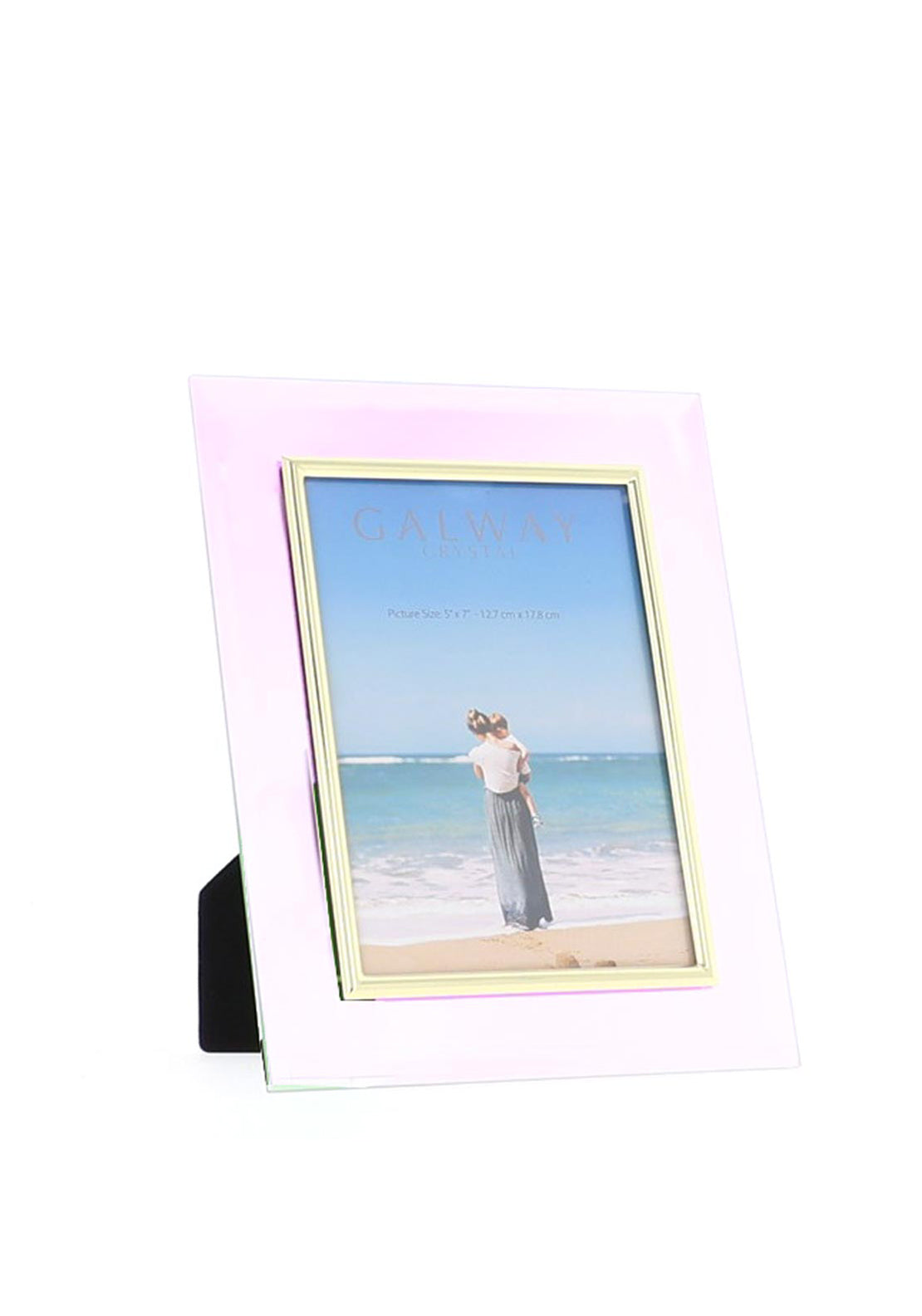 Galway Crystal Lustre Iridescent Glass Photo Frame, 5” X 7” - McElhinneys