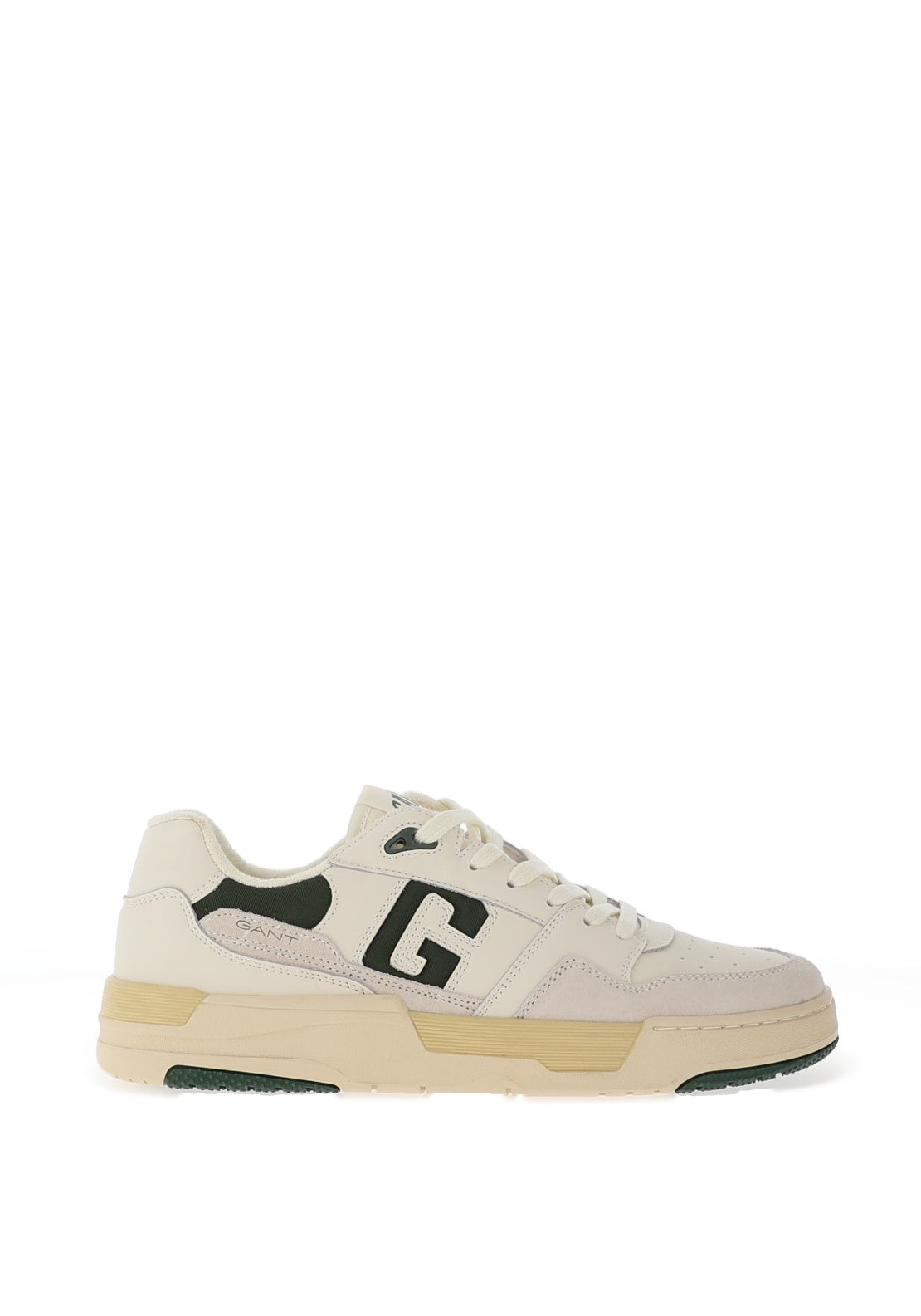 Gant Brookpal Trainers, White & Pine Green - McElhinneys