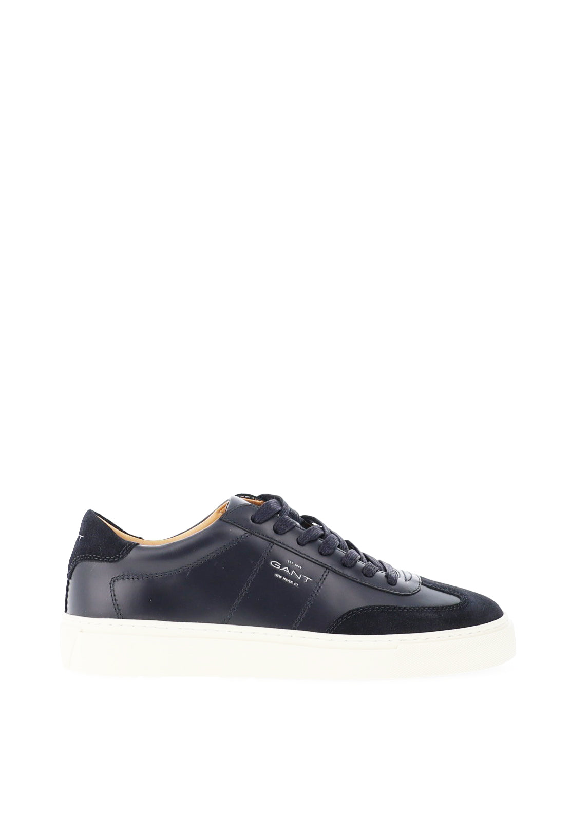 Gant Mc Julien Suede Contrast Trainers, Navy - McElhinneys