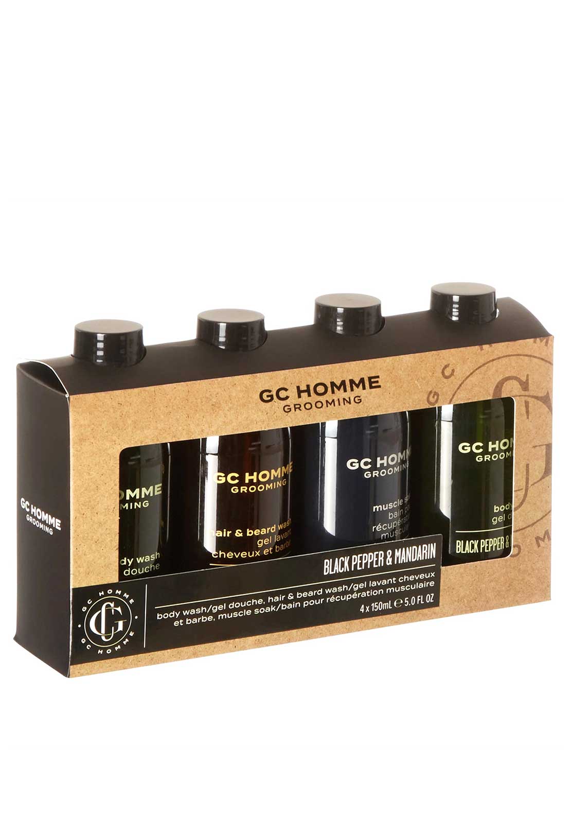 GC Homme Grooming 4 Piece Shower Set - McElhinneys