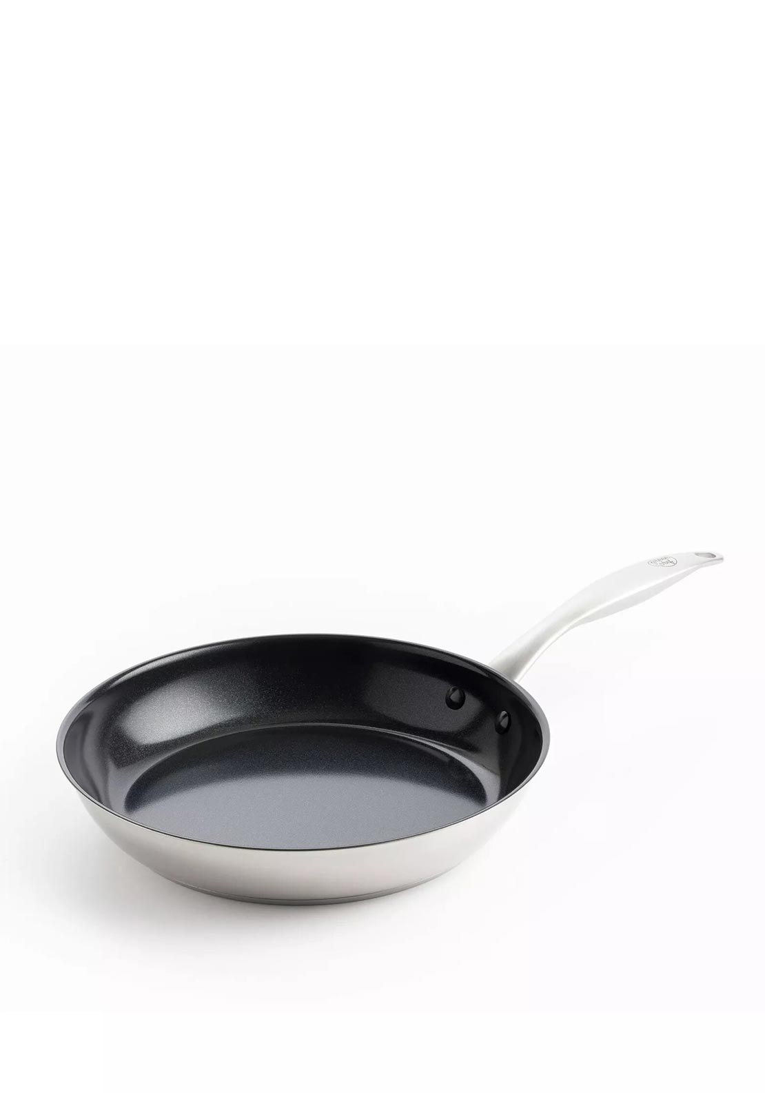 GreenChef Non Stick 30cm Frying Pan, Silver - McElhinneys