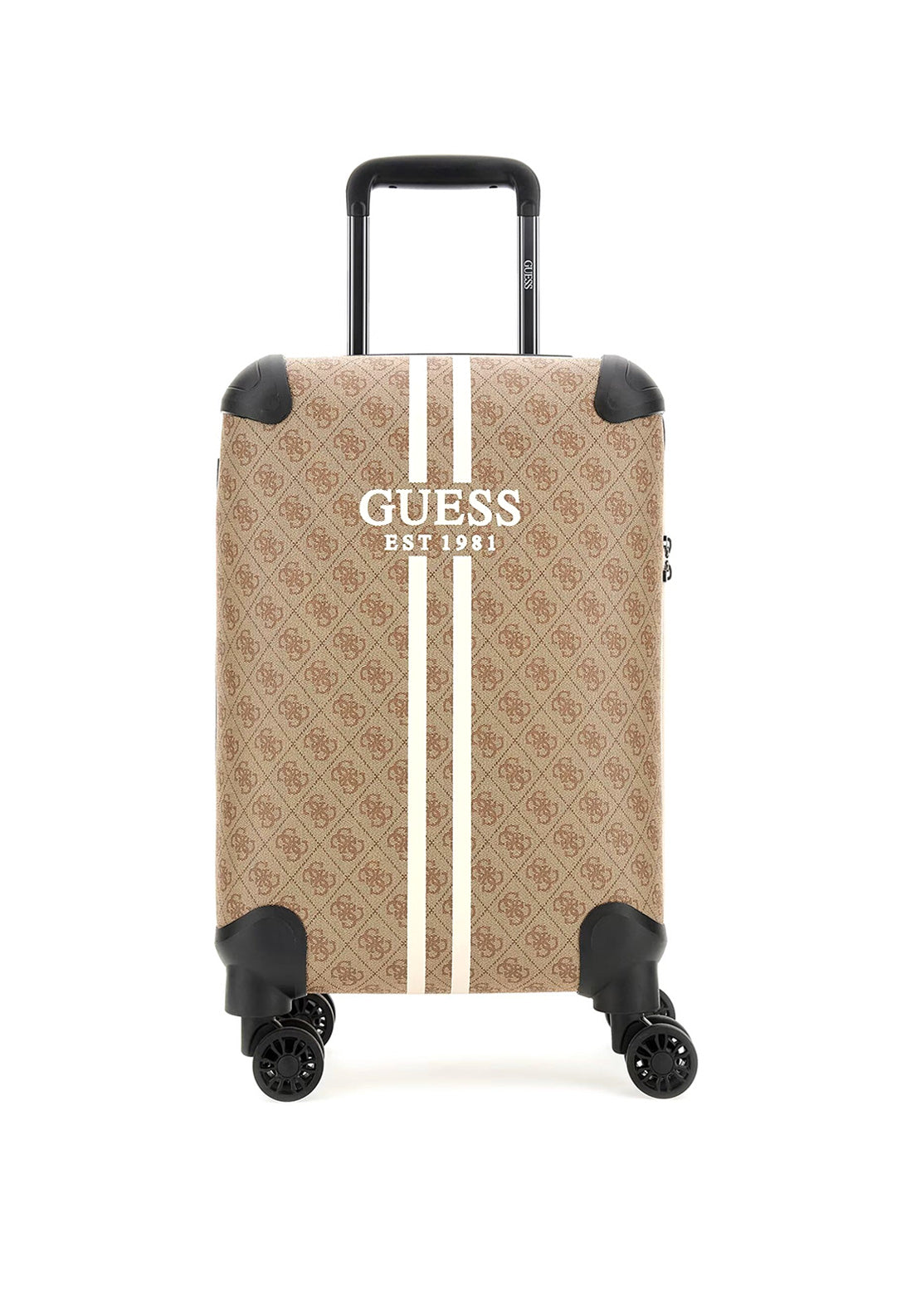Guess Mildred Travel 18” Wheel Spinner Suitcase, Latte - McElhinneys