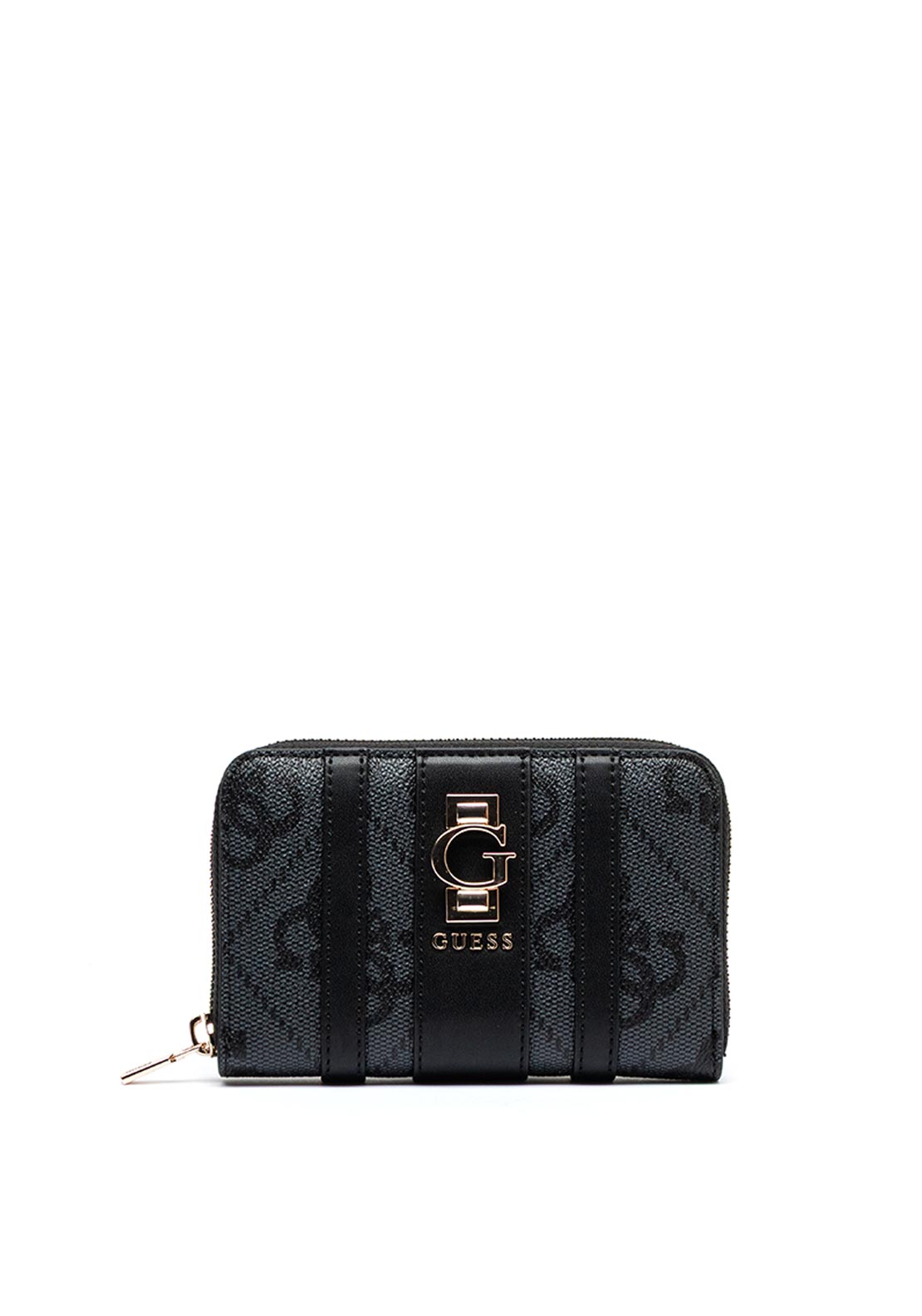 Guess Erenia 4G Logo Small Wallet, Black - McElhinneys