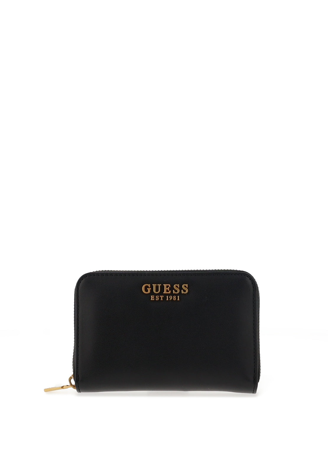 Guess Laurel Smooth Medium Wallet, Black - McElhinneys