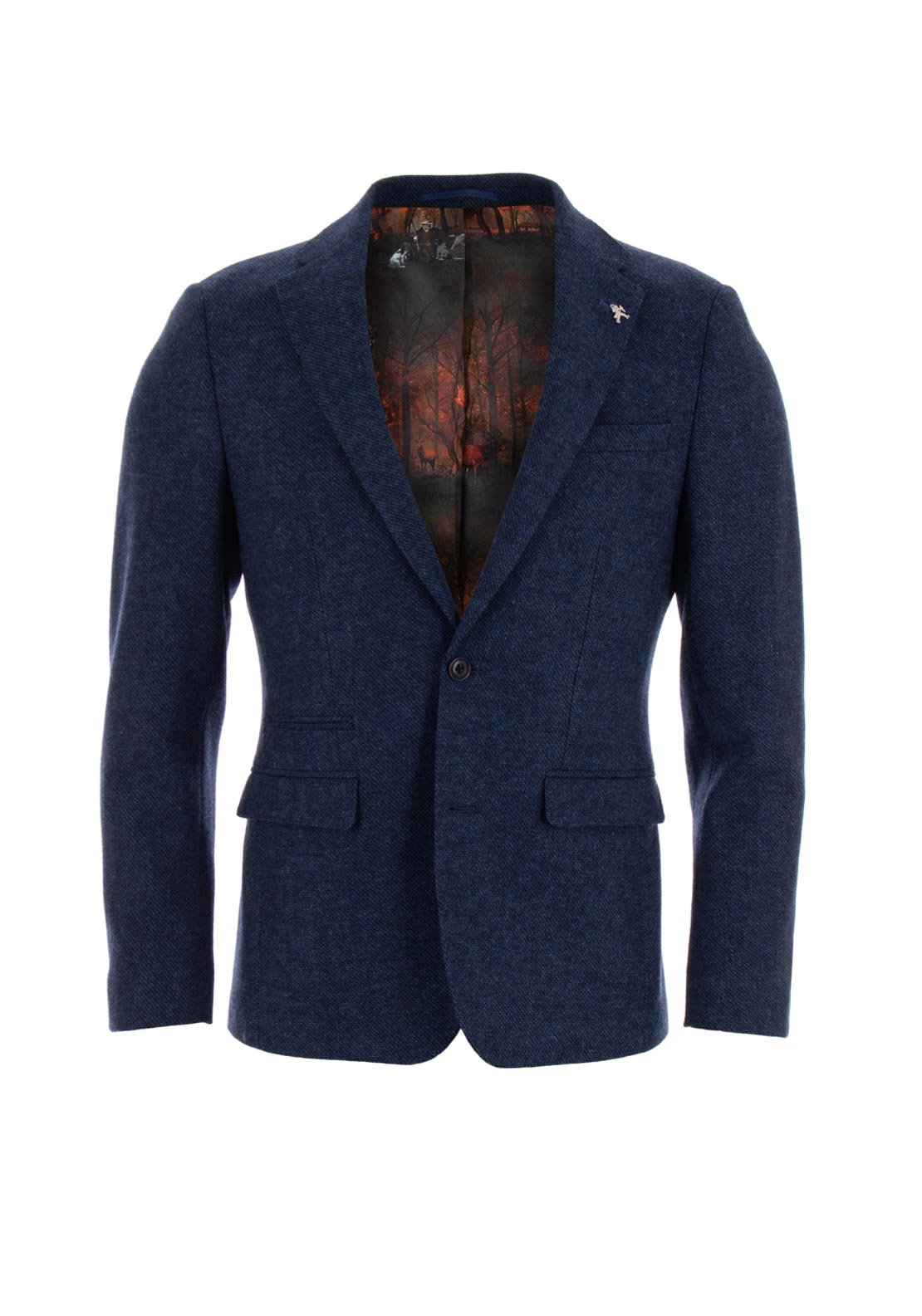 Herbie Frogg Mayfair Wool Blazer, Dark Blue - McElhinneys