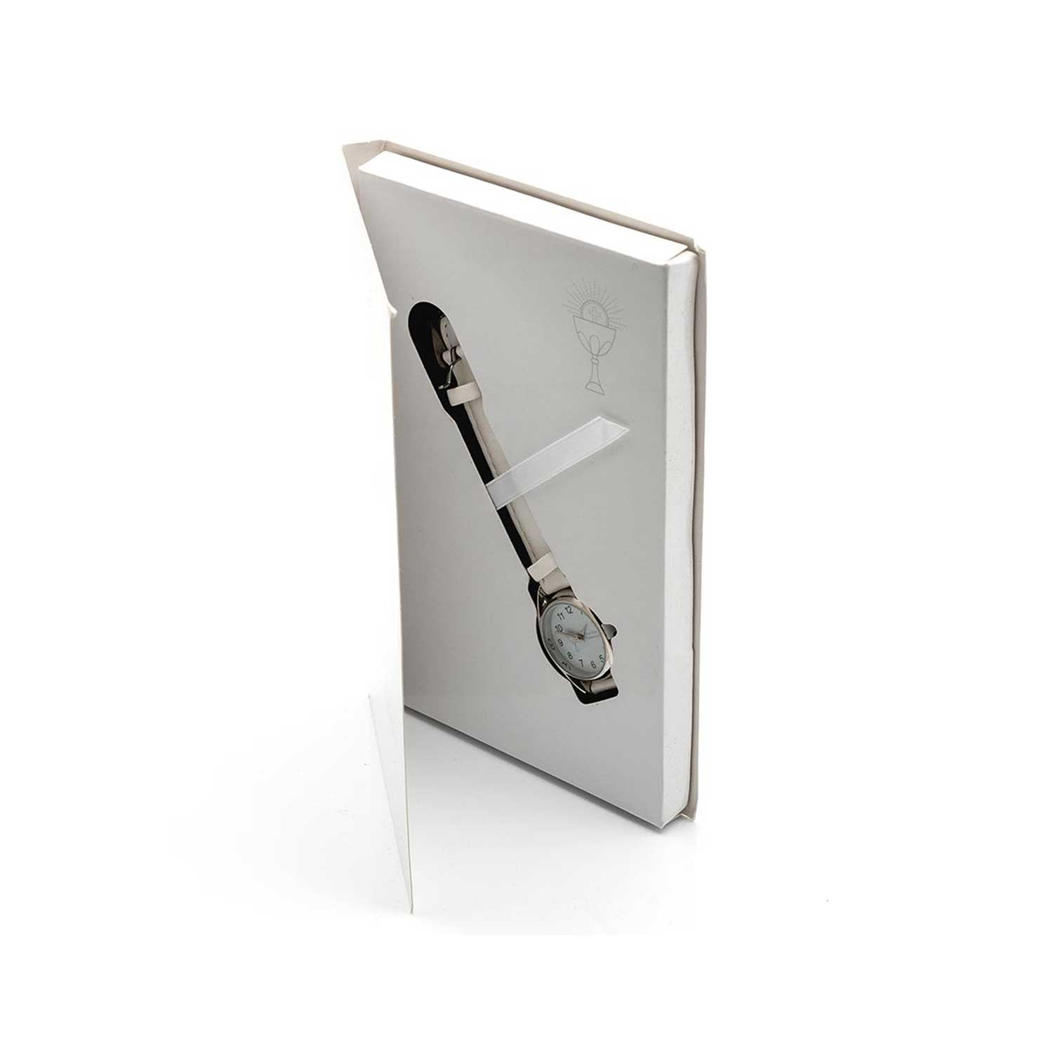 Kurate Girls First Communion Watch, White - McElhinneys