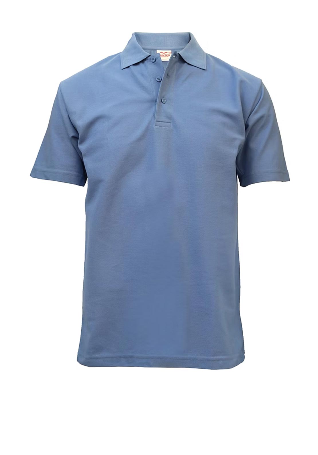 Hunter Short Sleeve School Polo, Blue - McElhinneys
