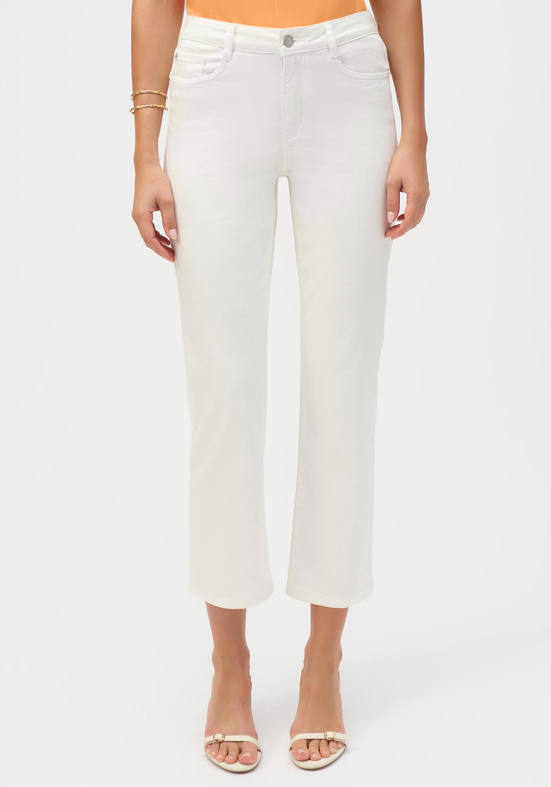 Joseph Ribkoff Margot Classic Straight Leg Jeans, White - McElhinneys