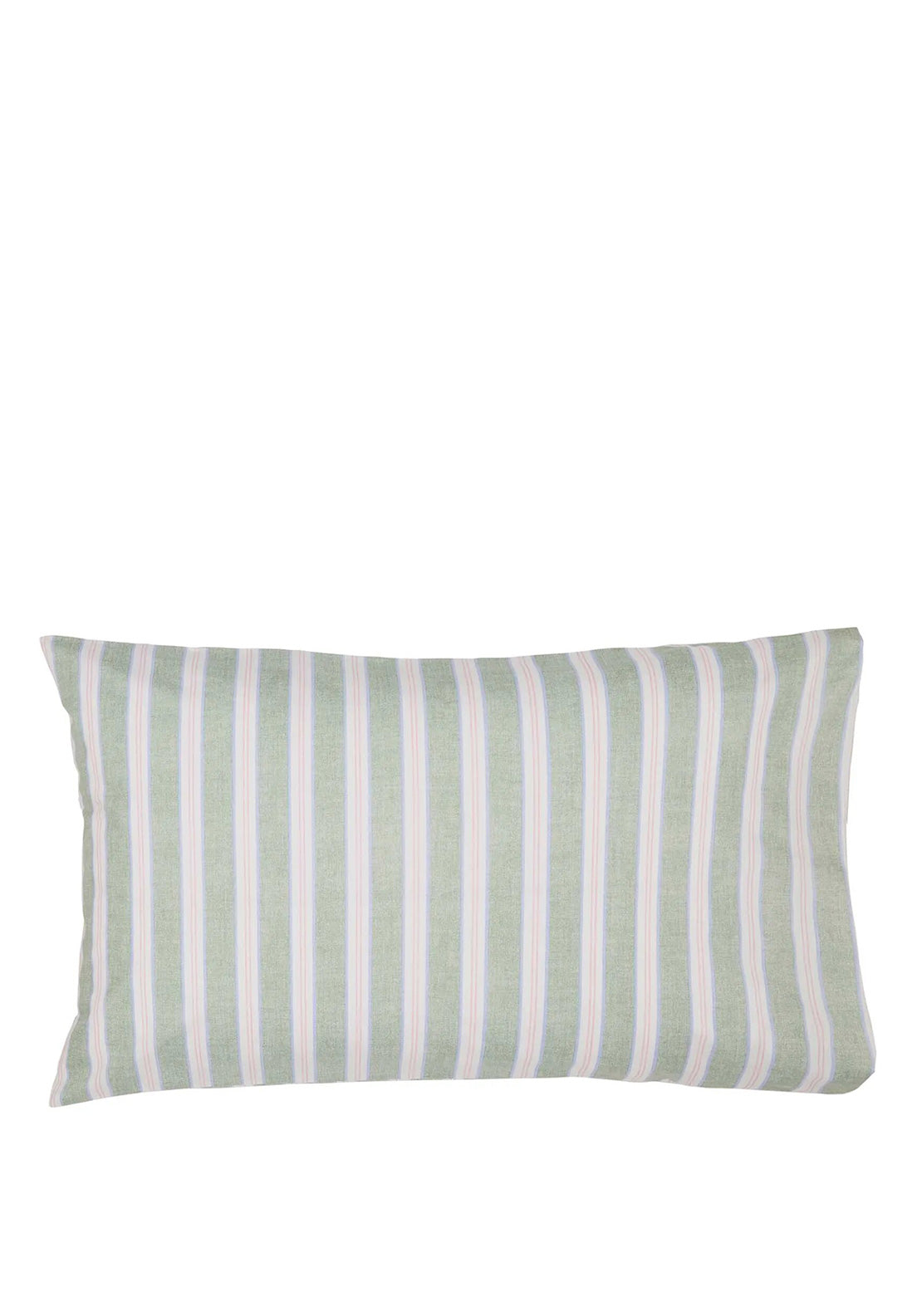 Joules Juliette Stamp Standard Pillowcase Pair, Green - McElhinneys