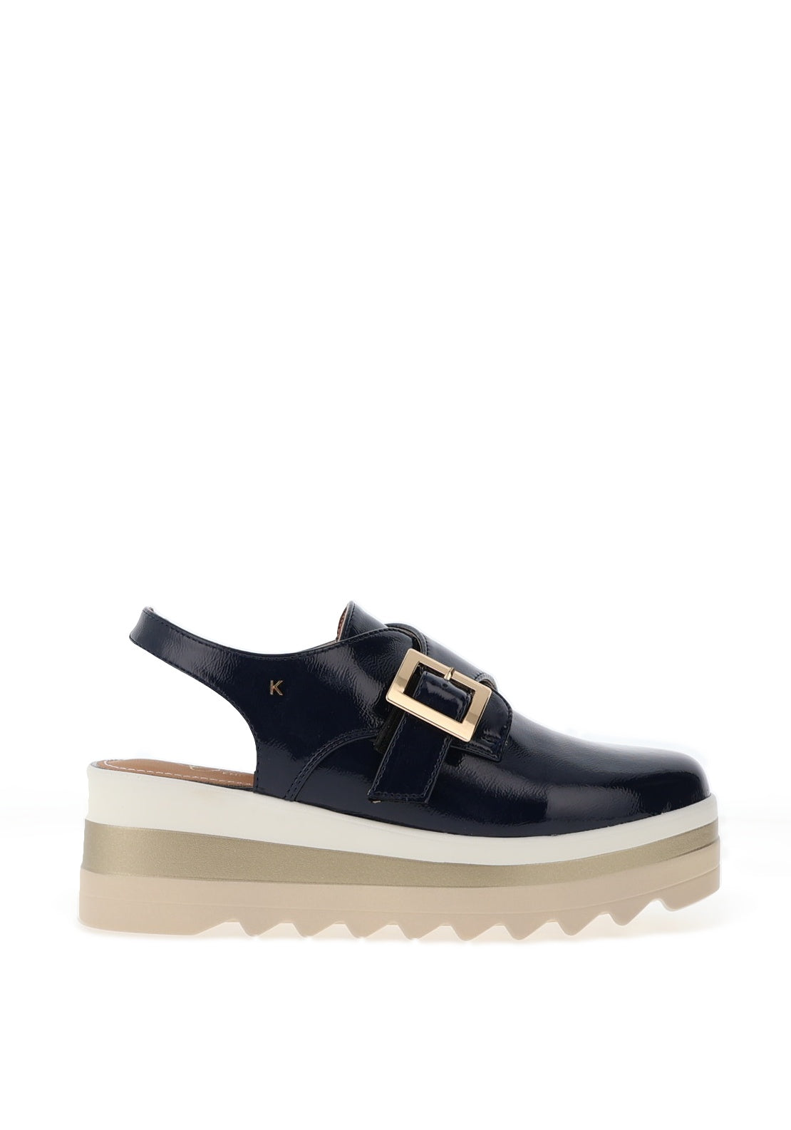 Kate Appleby Balscote Flatform Clog Shoe, Sapphire - McElhinneys