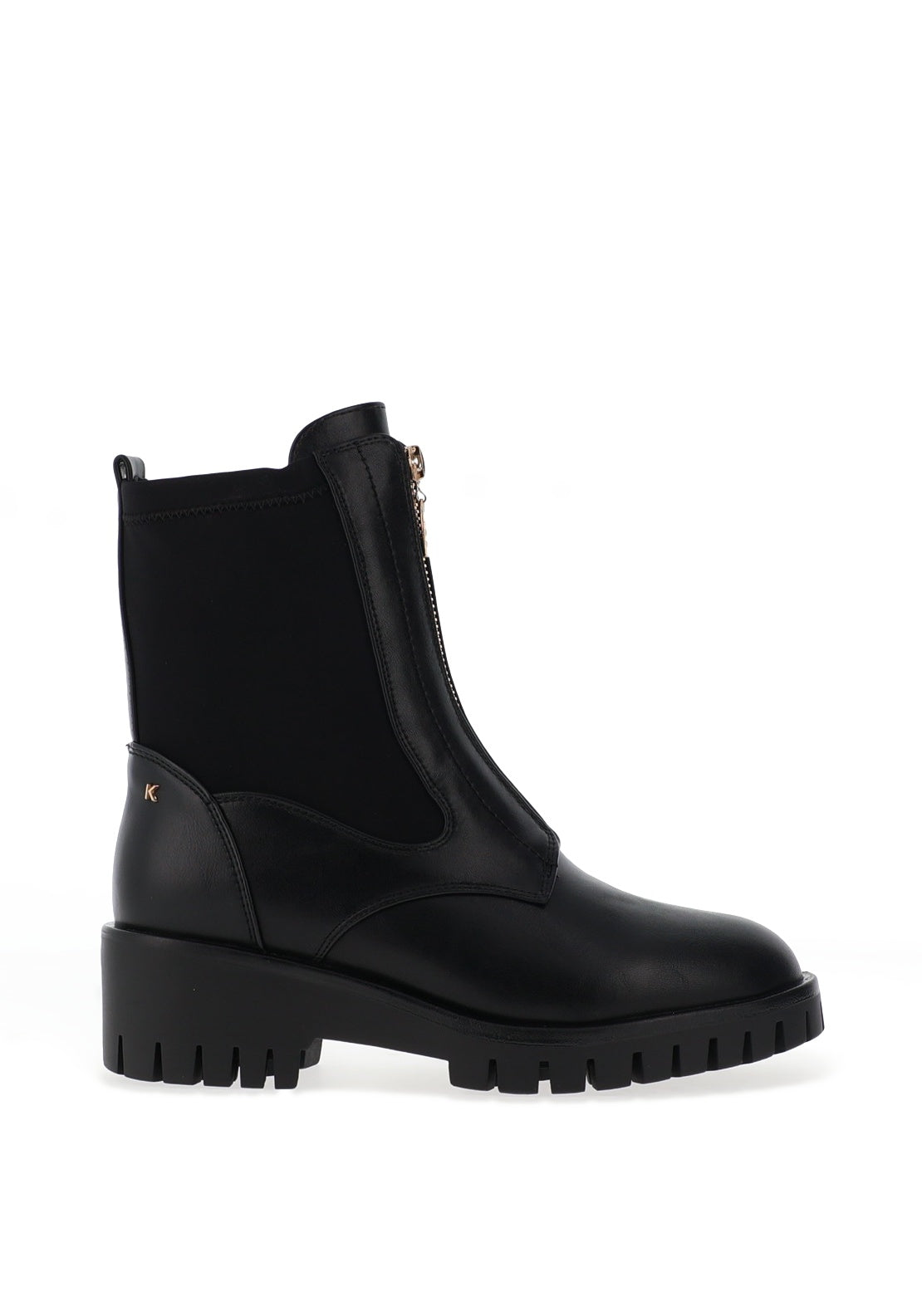 Kate Appleby Paisley Zip Front Boots, Black - McElhinneys