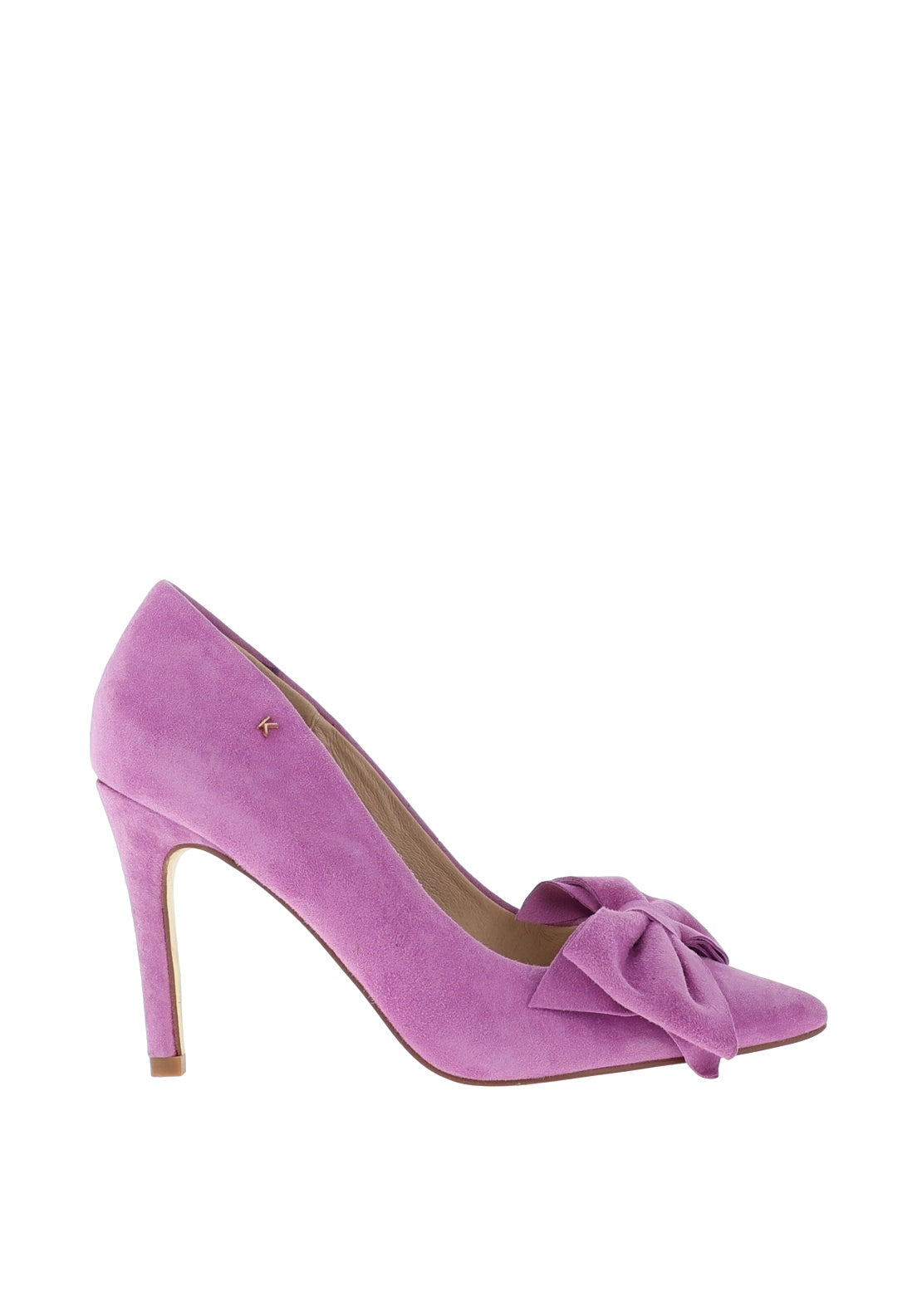 Kate Appleby Silsden Bow Pump Heeled Shoes, Lilac - McElhinneys