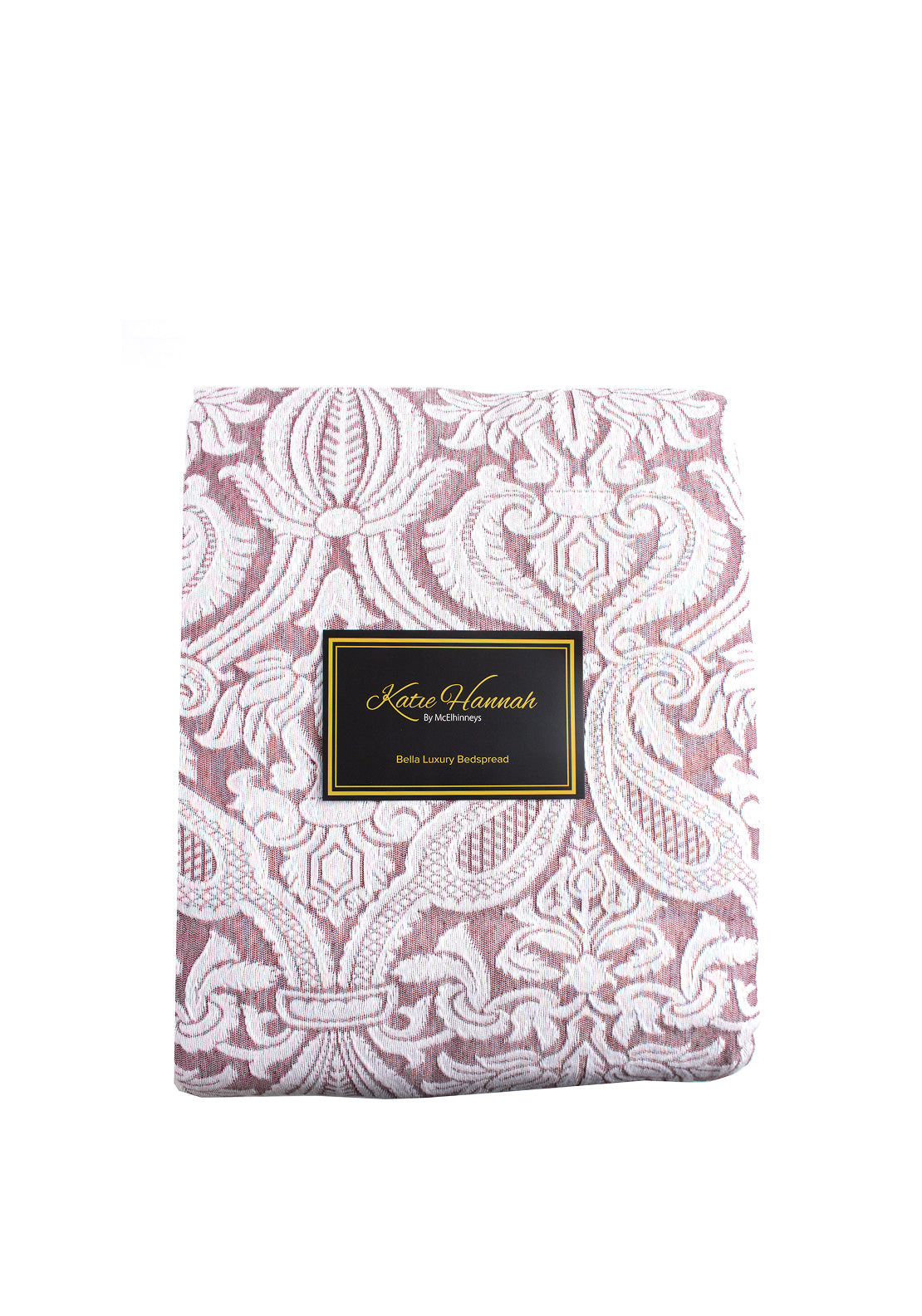 Katie Hannah by Mc Elhinneys Bella Bedspread, Grape - McElhinneys