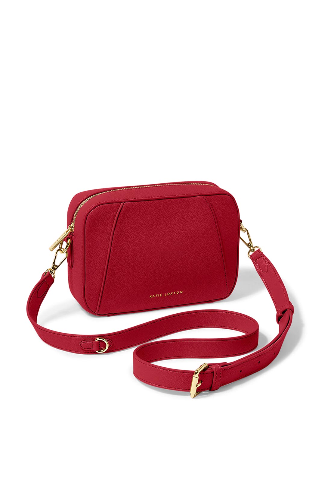 Katie Loxton Hana Crossbody Camera Bag, Garnet Red - McElhinneys