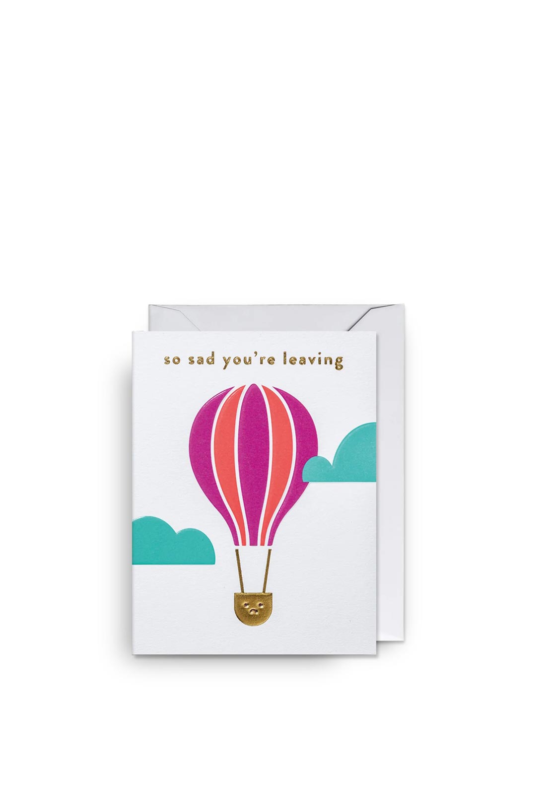 Lagom Design “So Sad You’re Leaving” Mini Greetings Card - McElhinneys